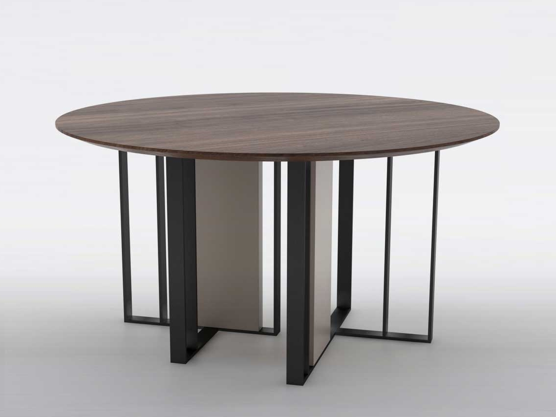 RAVELLO | Round table Round wooden dining table By Casa | design Mauro ...