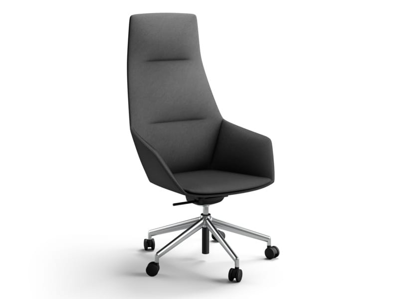 RAY SOFT | Executive chair High-back fabric executive chair with ...