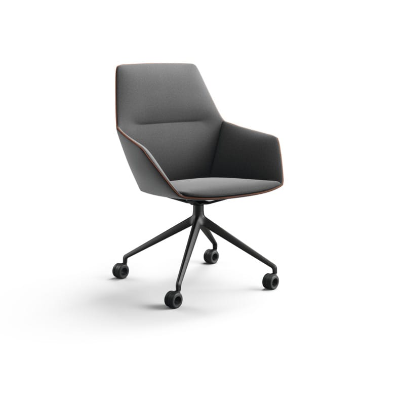 RAY SOFT | Easy chair with castors ray Collection By Brunner design ...