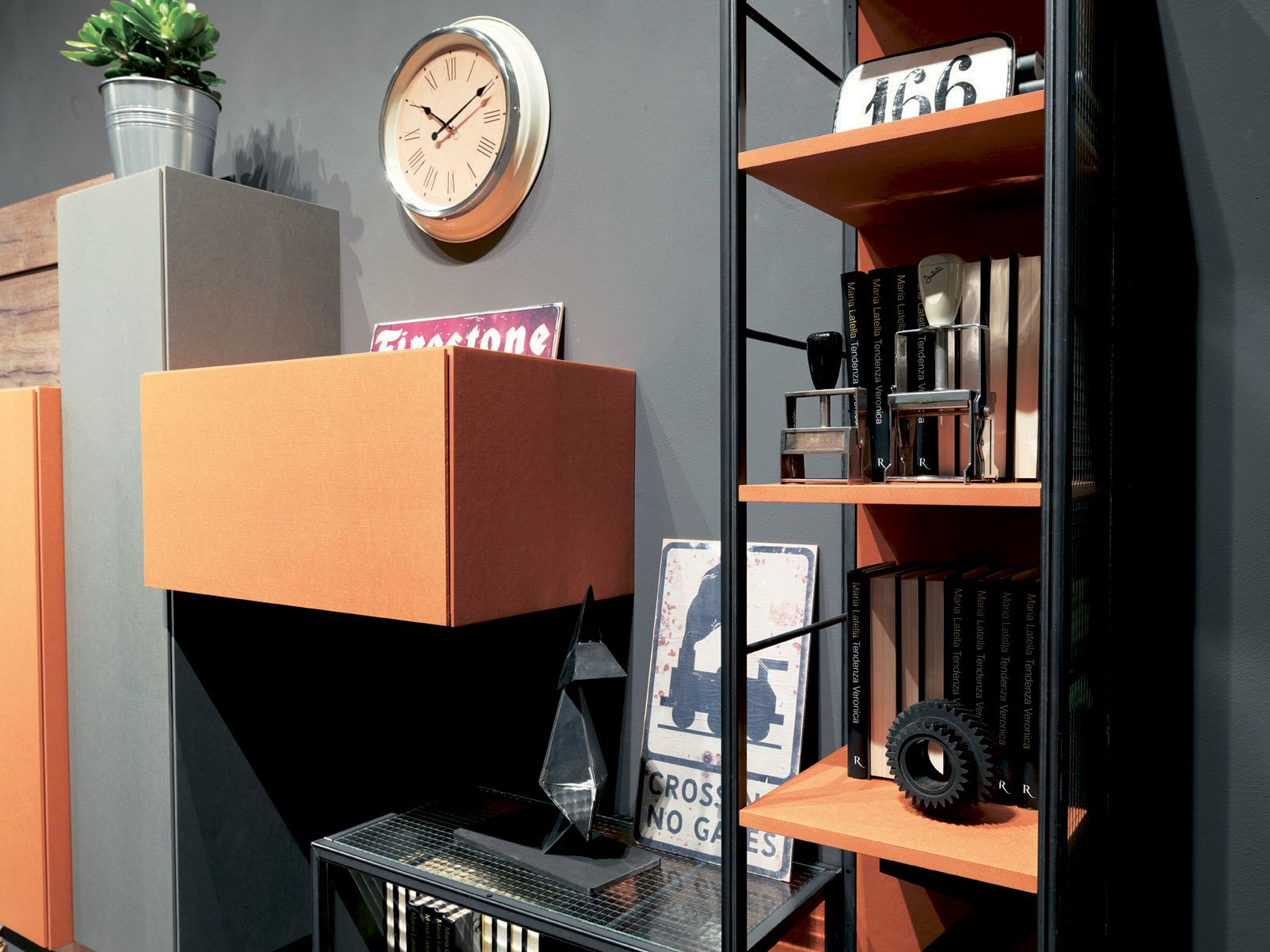 Parete attrezzata modulare REBEL SYSTEM | Parete attrezzata Collezione ...