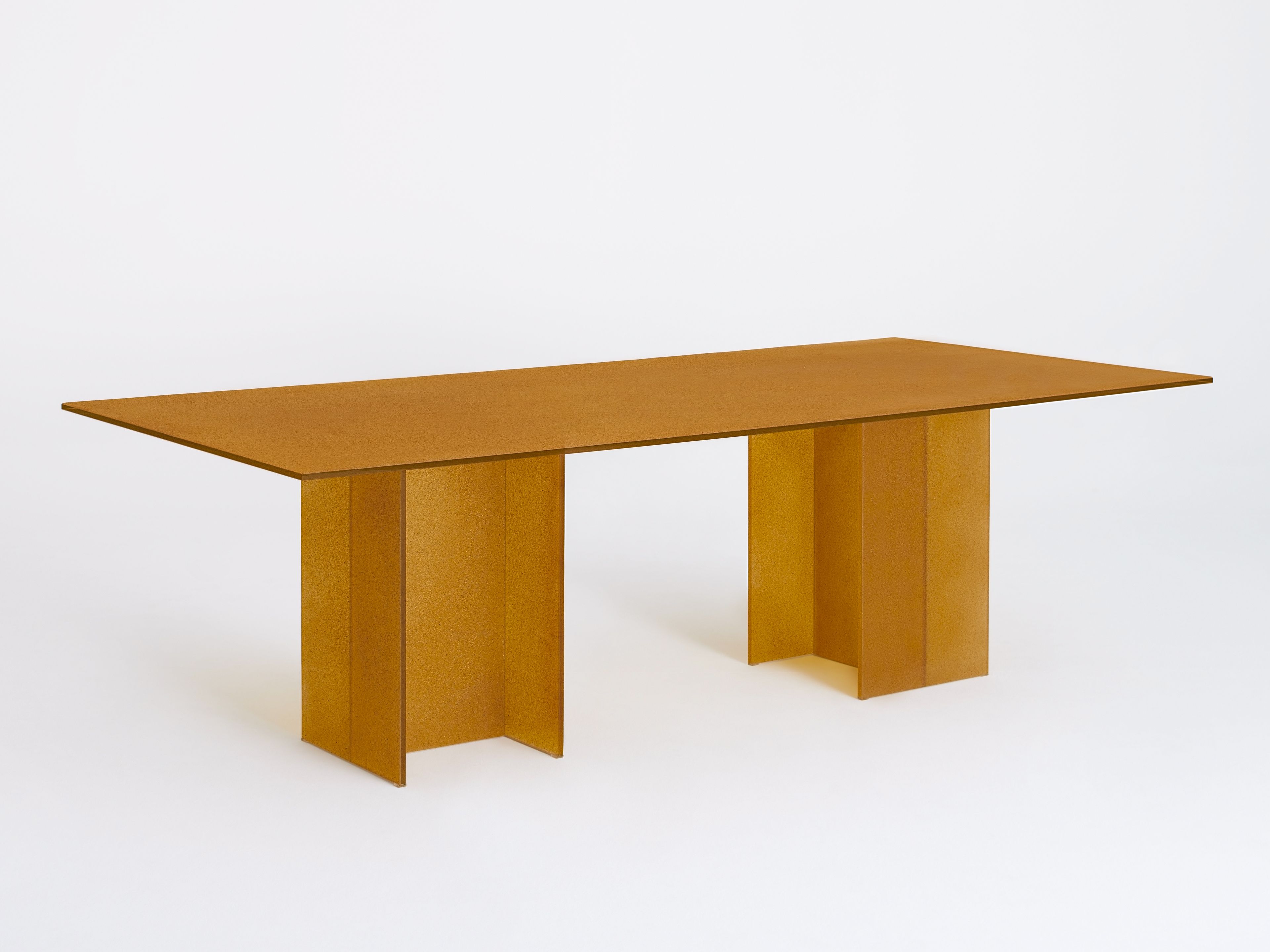 SIMOON Rectangular crystal table By Glas Italia