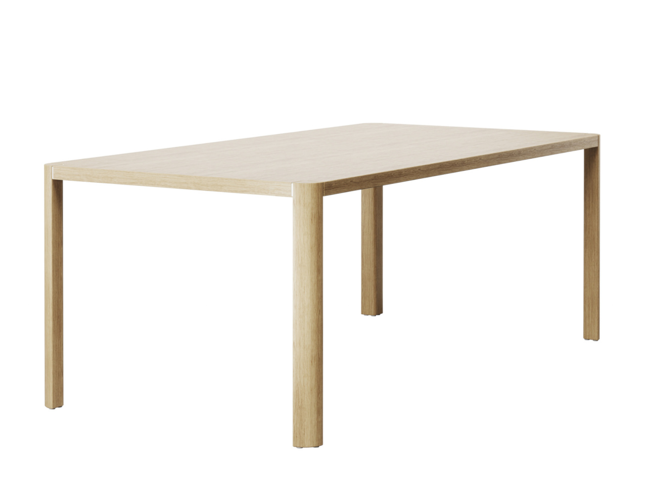 1140 Rectangular solid wood dining table By Thonet | design Werner ...