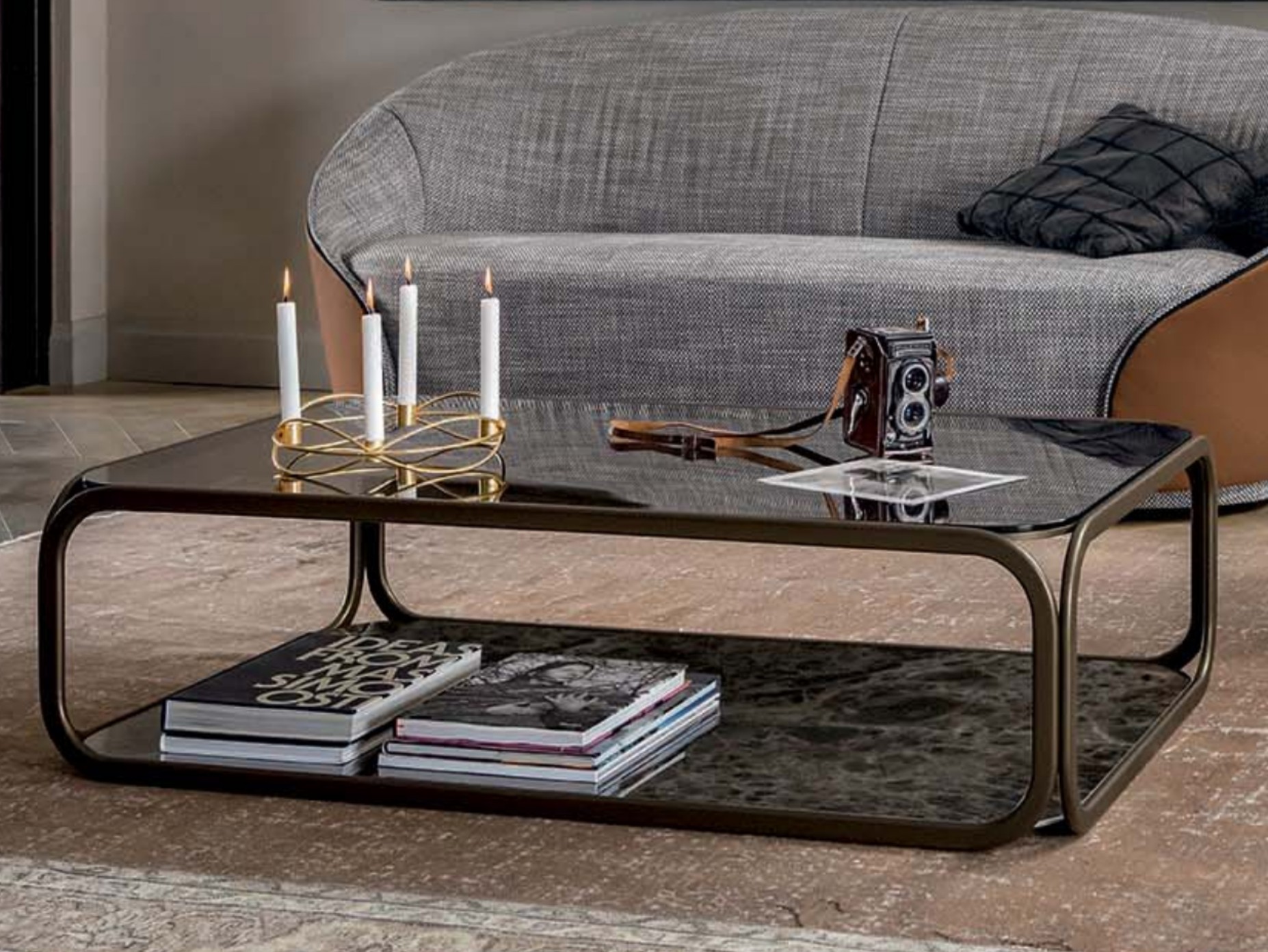 REMIND | Rectangular coffee table By Tonin Casa design Opaca Lab