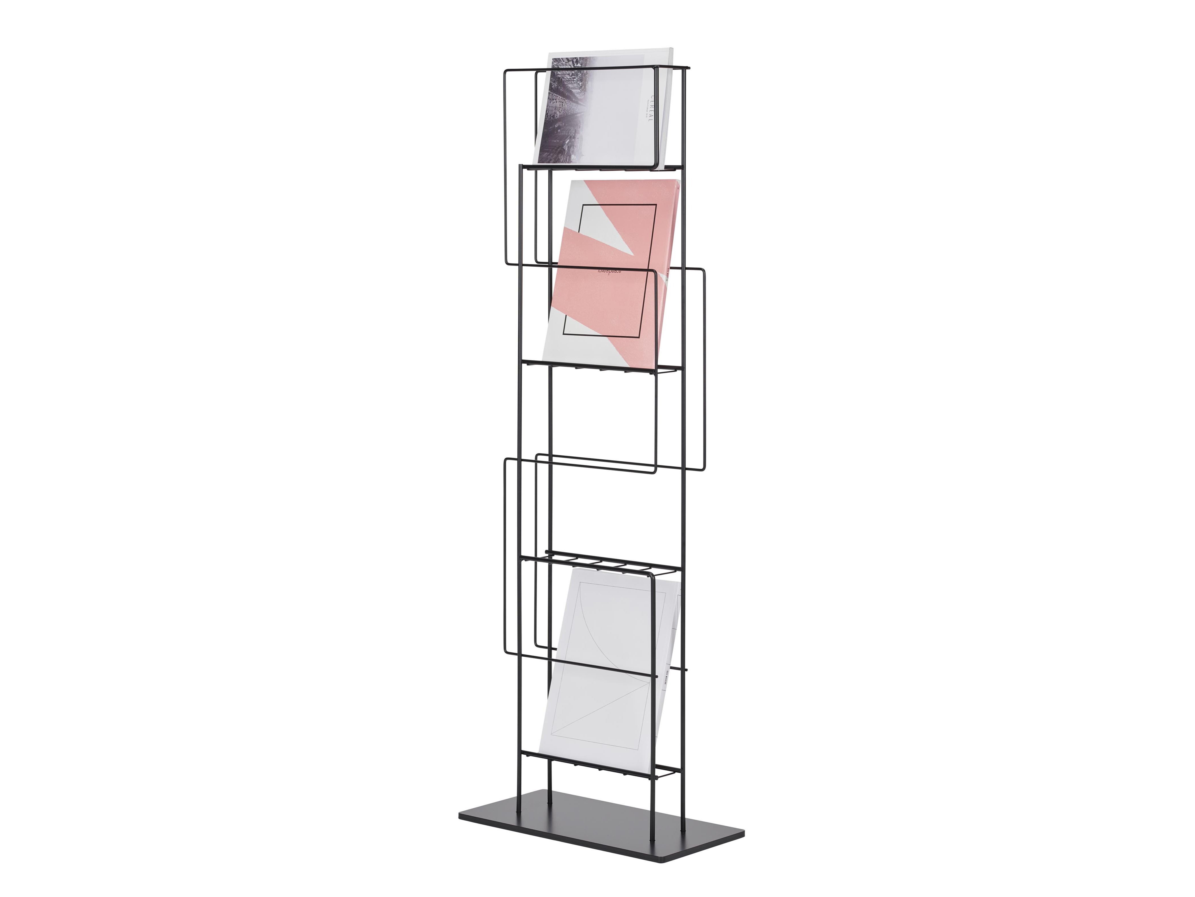 REVUE | Steel magazine rack By Schönbuch design Anna-Maria Nilsson