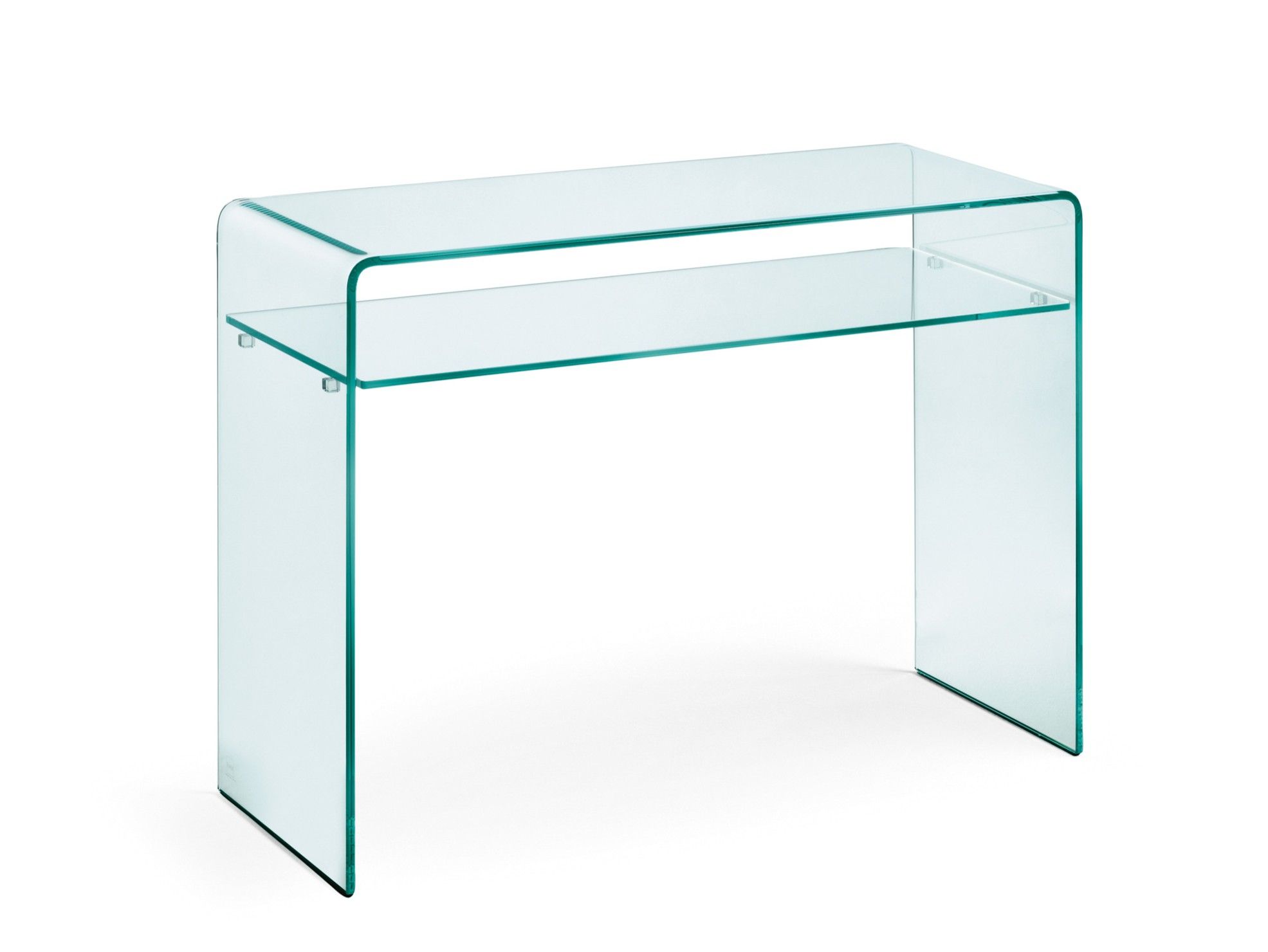 RIALTO Rectangular glass console table By Fiam Italia