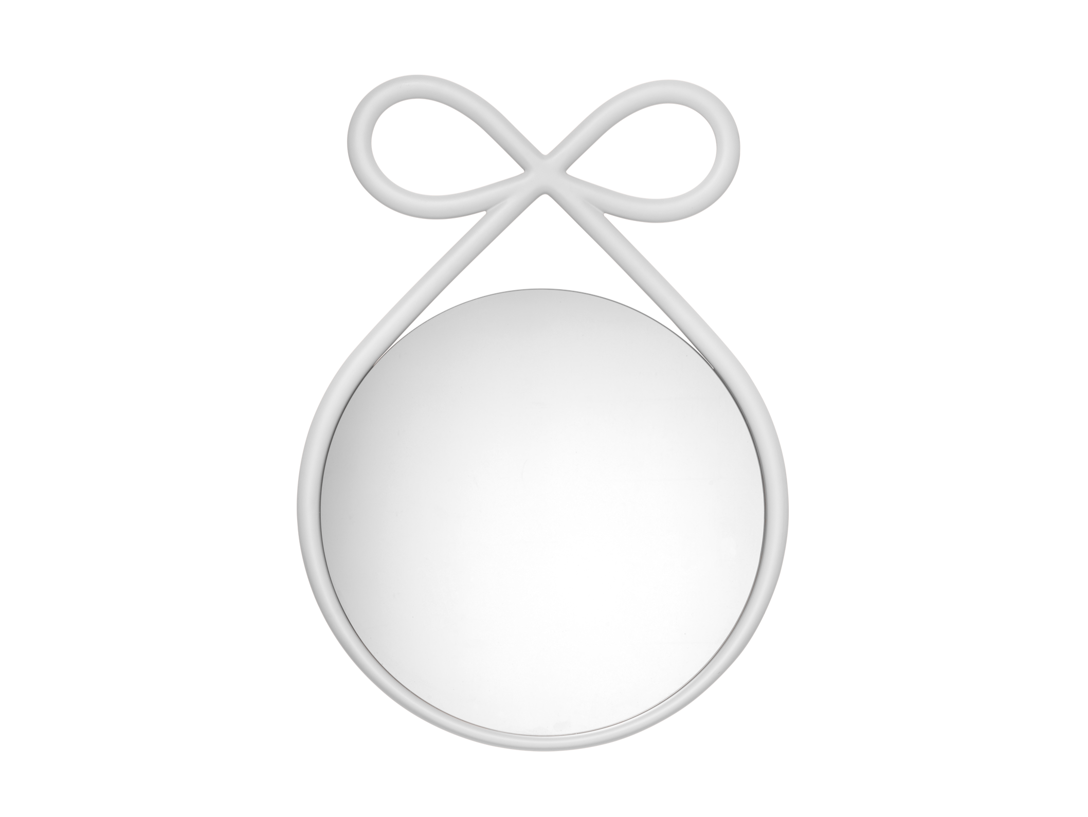 RIBBON Round wall-mounted polypropylene mirror By Qeeboo | design Nika ...