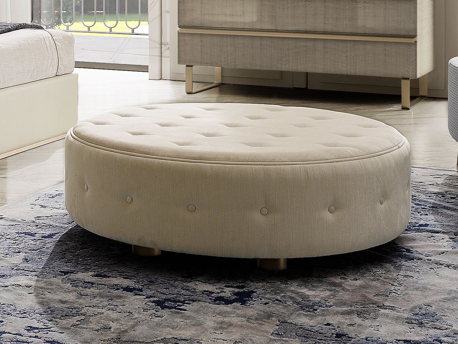 RICHMOND UPON THAMES | Tufted pouf Richmond upon Thames Collection By ...