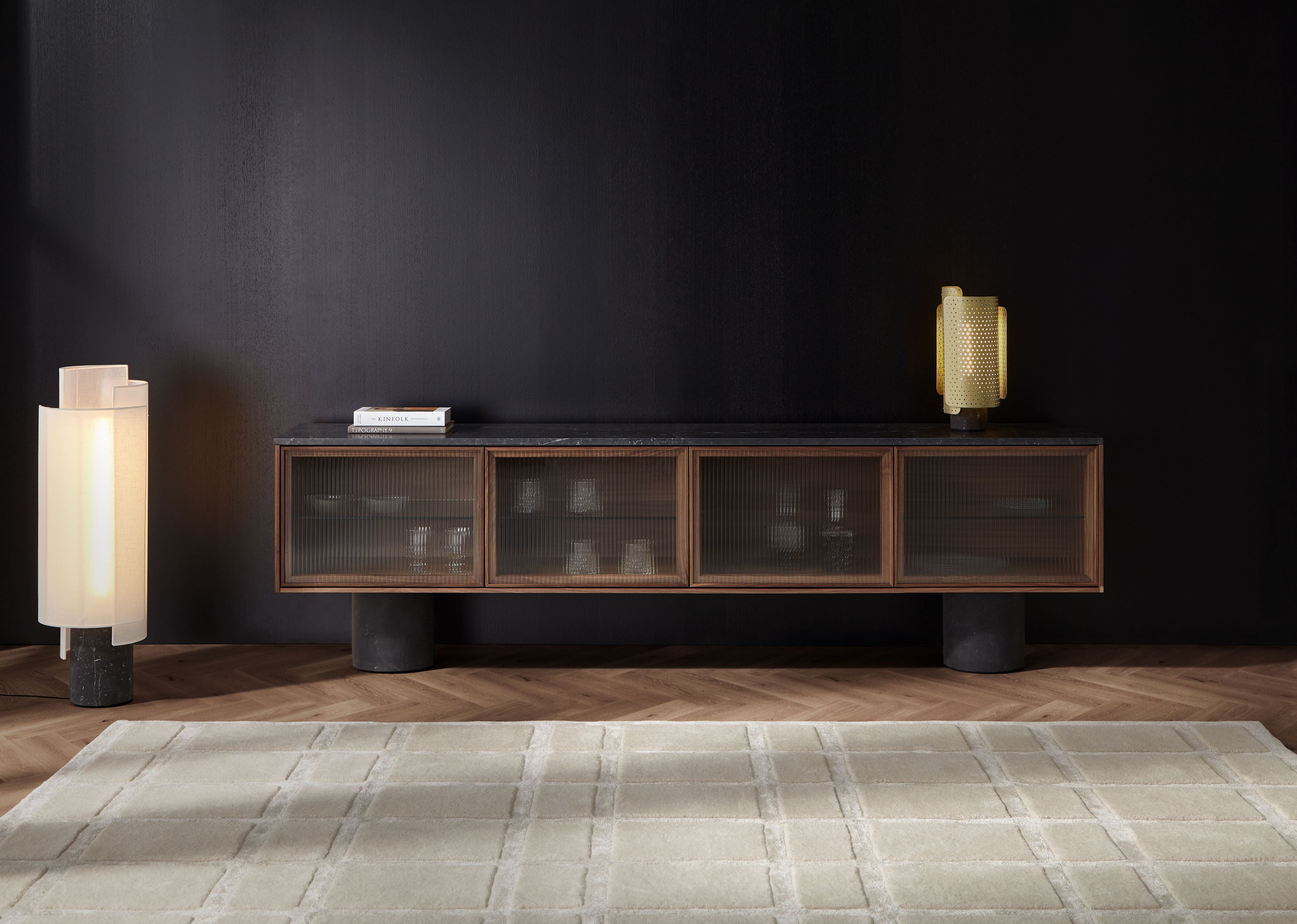 RIO LED cotton floor lamp By Punt | design Sebastian Herkner