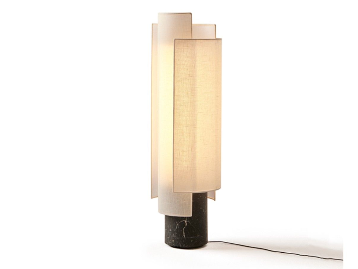 RIO LED cotton floor lamp By Punt | design Sebastian Herkner