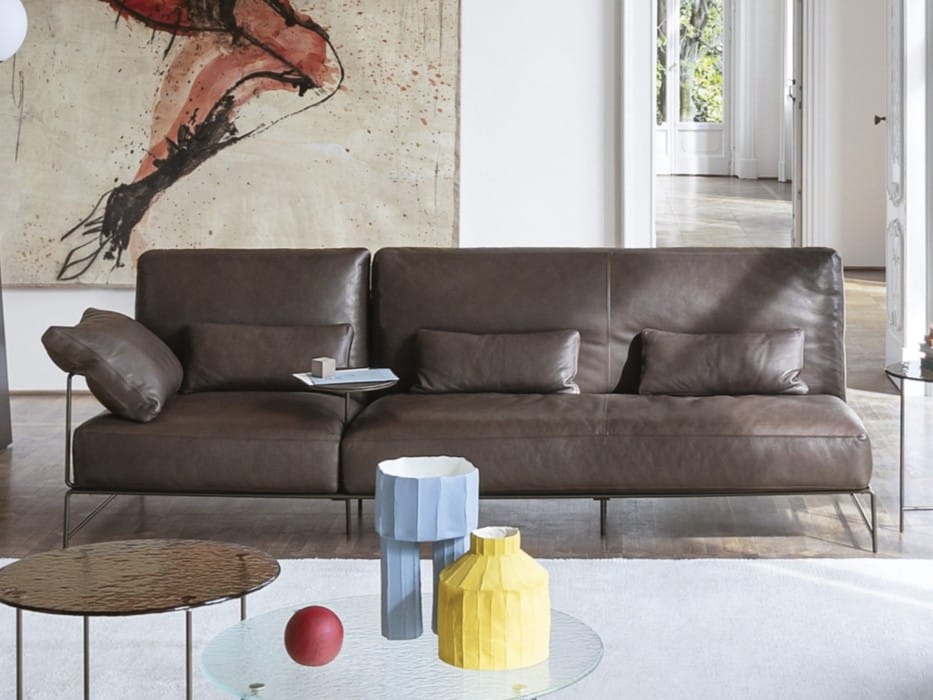 RITO | Leather sofa By Désirée divani design Matteo Thun, Antonio Rodriguez