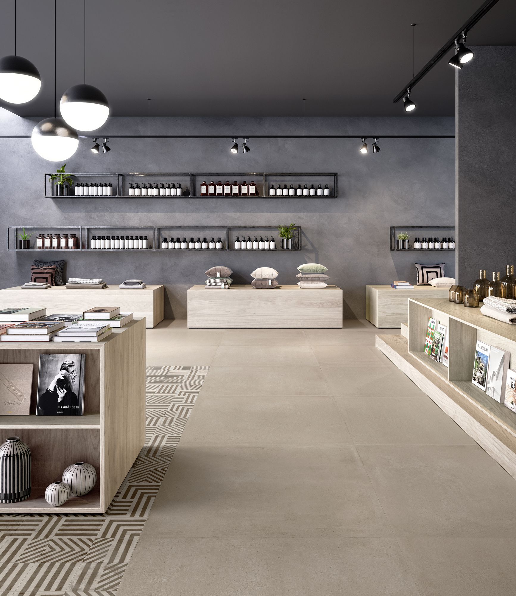 Porcelain stoneware wall/floor tiles with stone effect RITUAL GREIGE ...