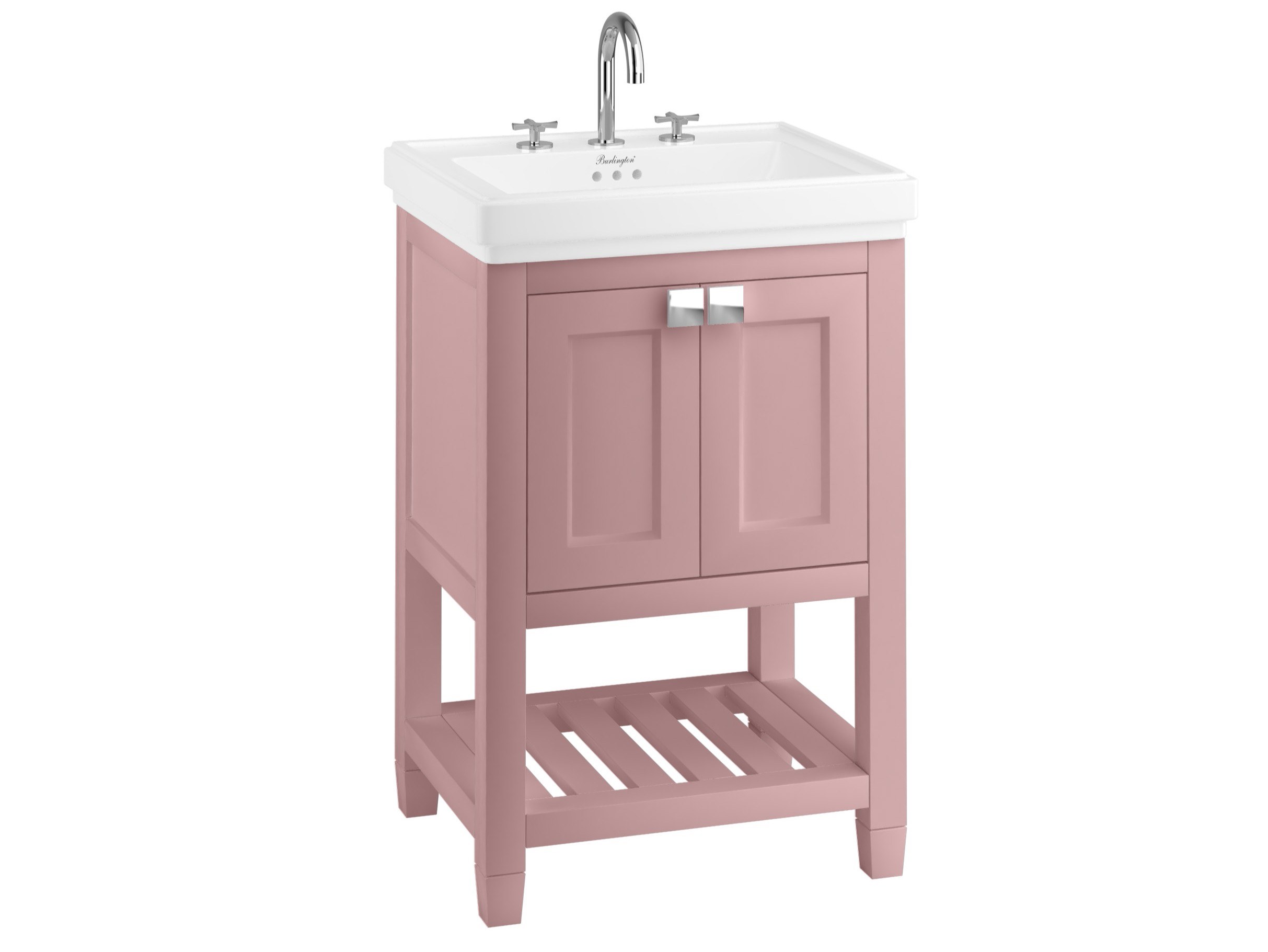 RIVIERA | Vanity unit with doors 580mm Vanity Unit By Burlington