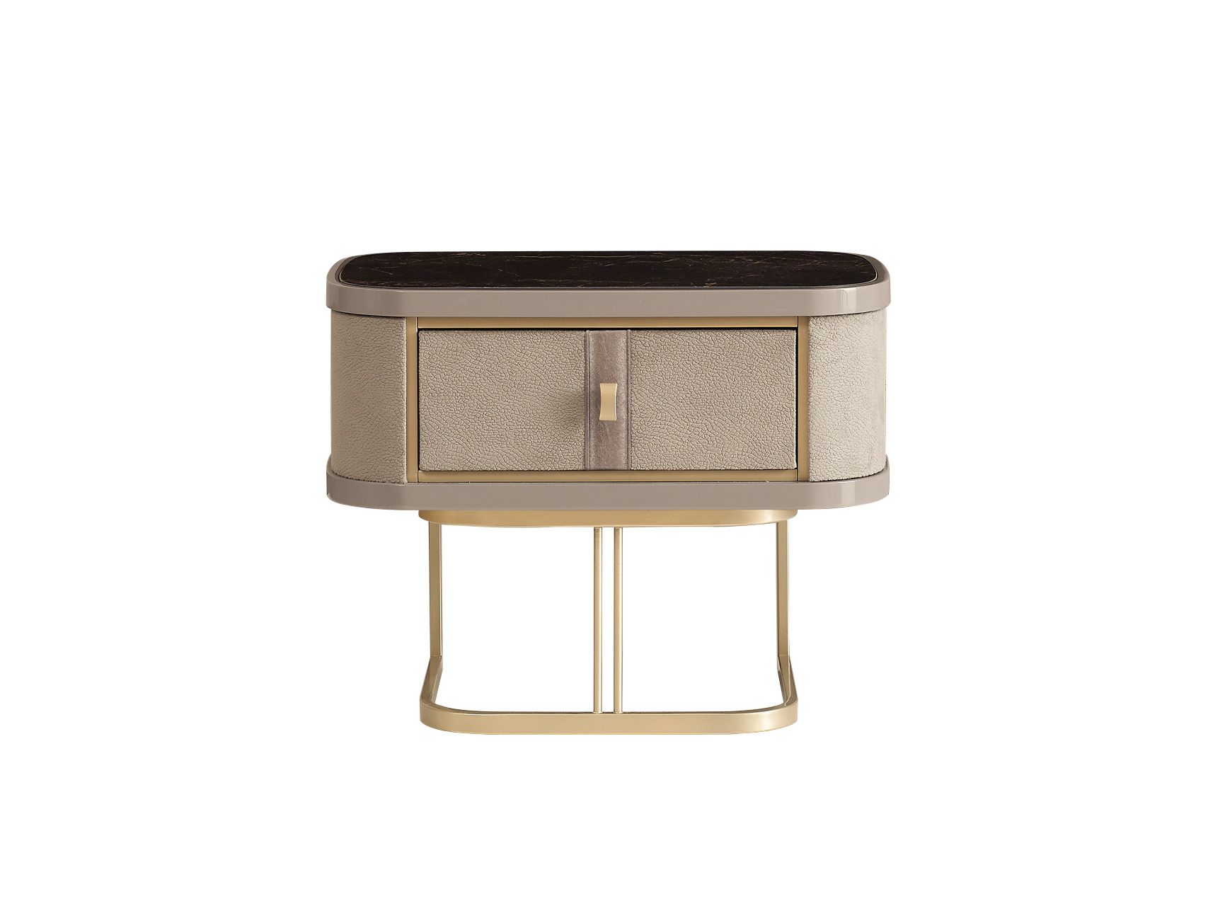 ROBERTO BARNINI Rectangular wooden bedside table By Barnini Oseo
