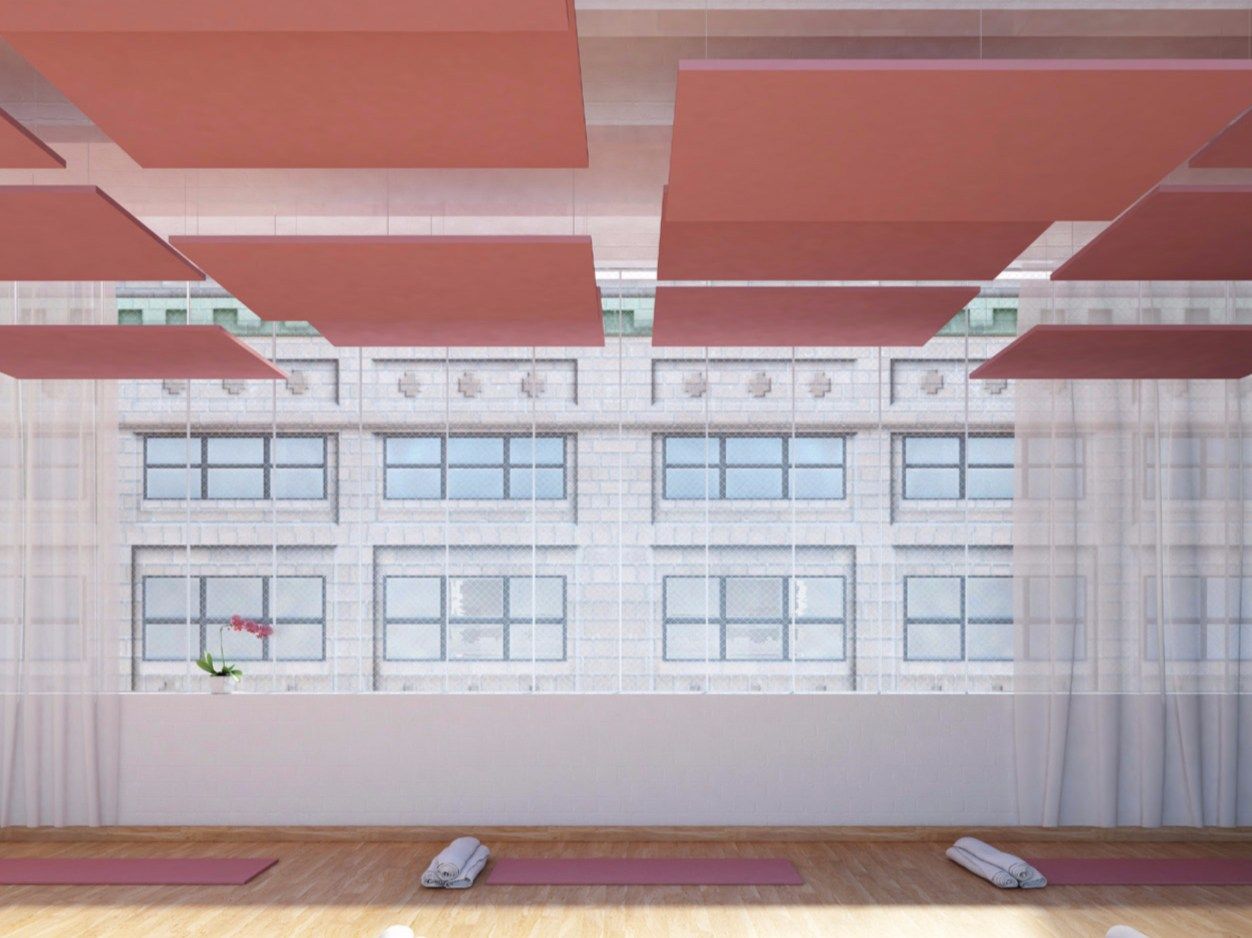 Rockfon® Eclipse™ Collection Ilôts acoustiques & Baffles acoustiques By ...