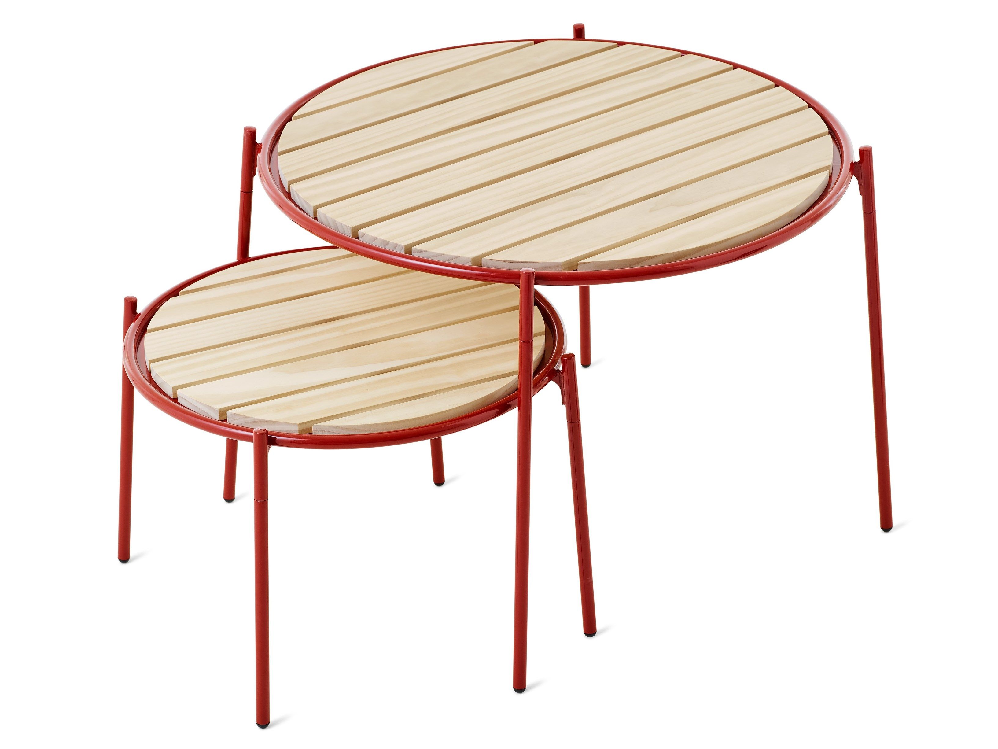 ROCKY Round steel garden side table By Nola Industrier | design Nina Jobs