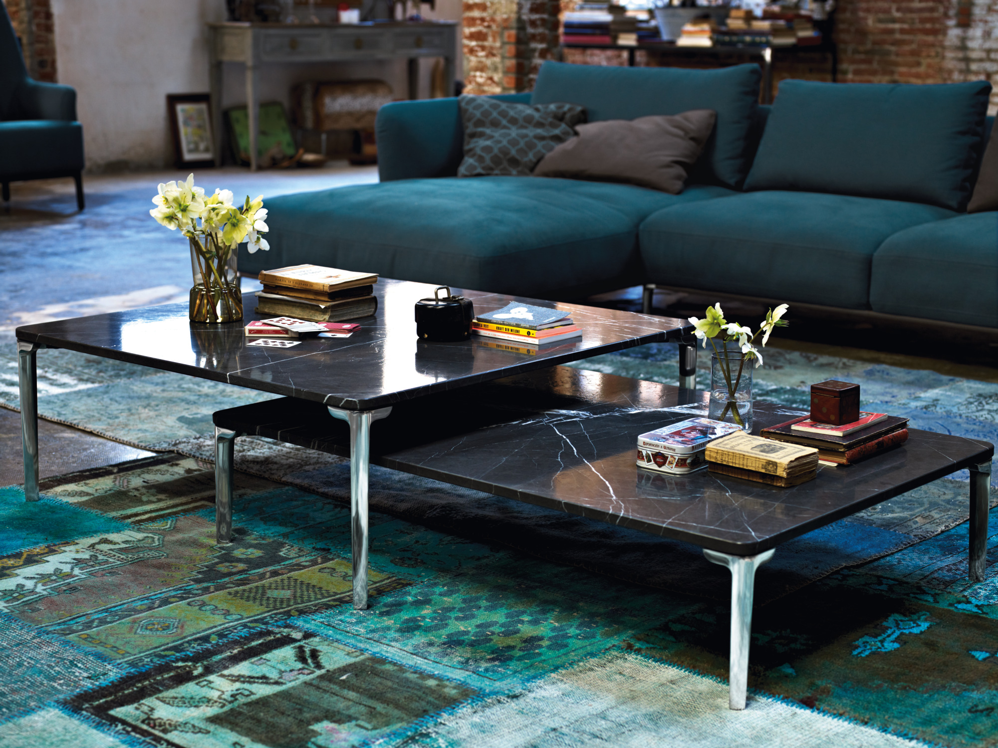 ROLF BENZ 971 | Rectangular coffee table By Rolf Benz design Gino Carollo