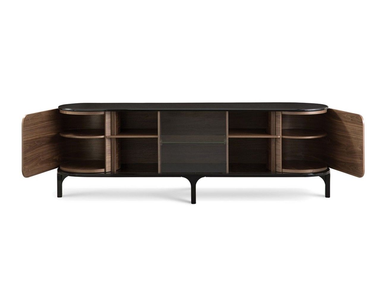 ROLLER Beech sideboard with doors By Roche Bobois | design Toni Grilo