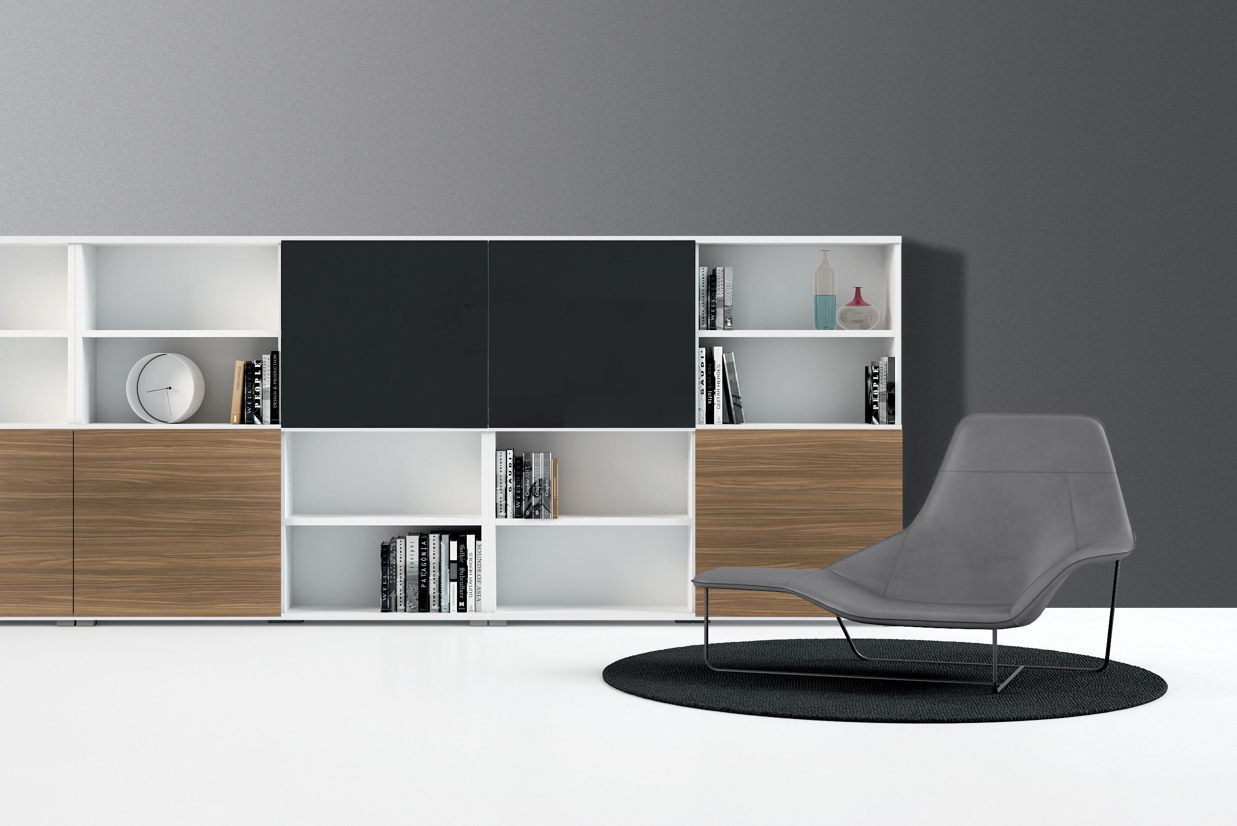 ROMA | Tall office storage unit By DVO design Antonio Morello