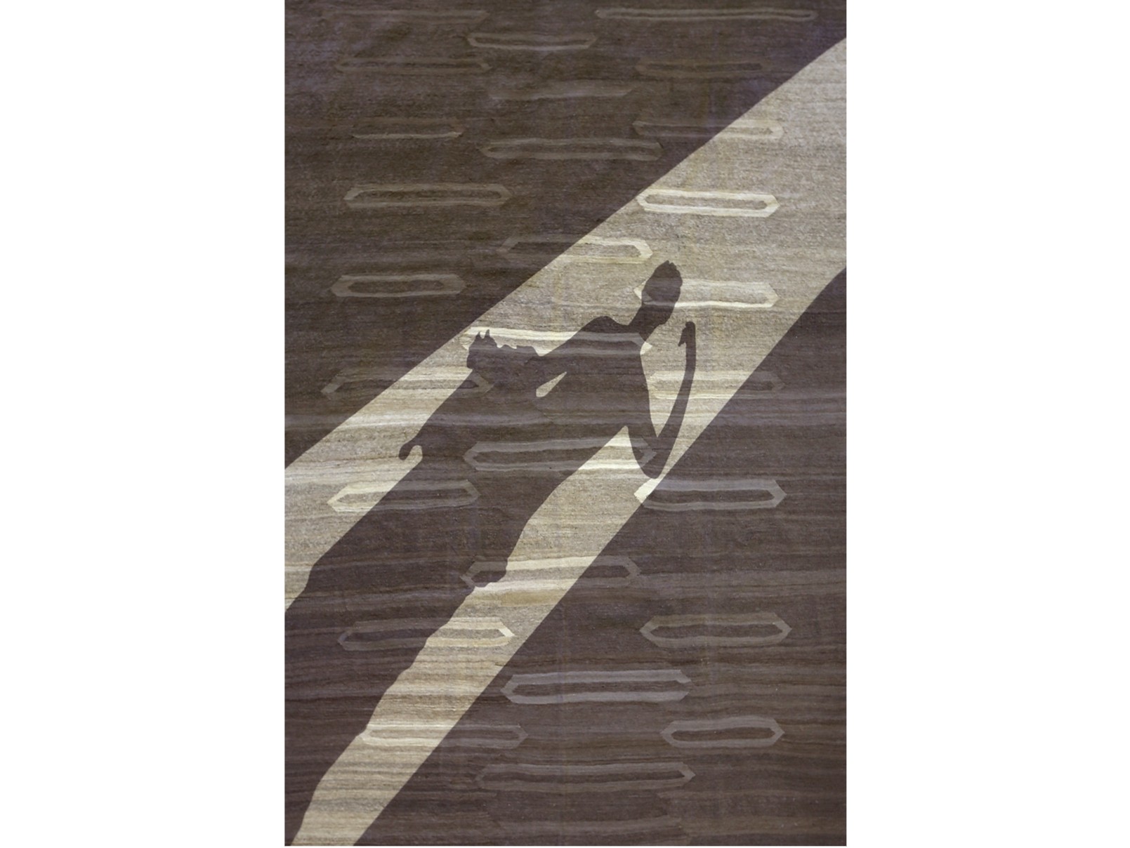 ROMAN EMPIRE GRAY GROUND AND SHAPES Rug By Zollanvari | design SoFarSoNear