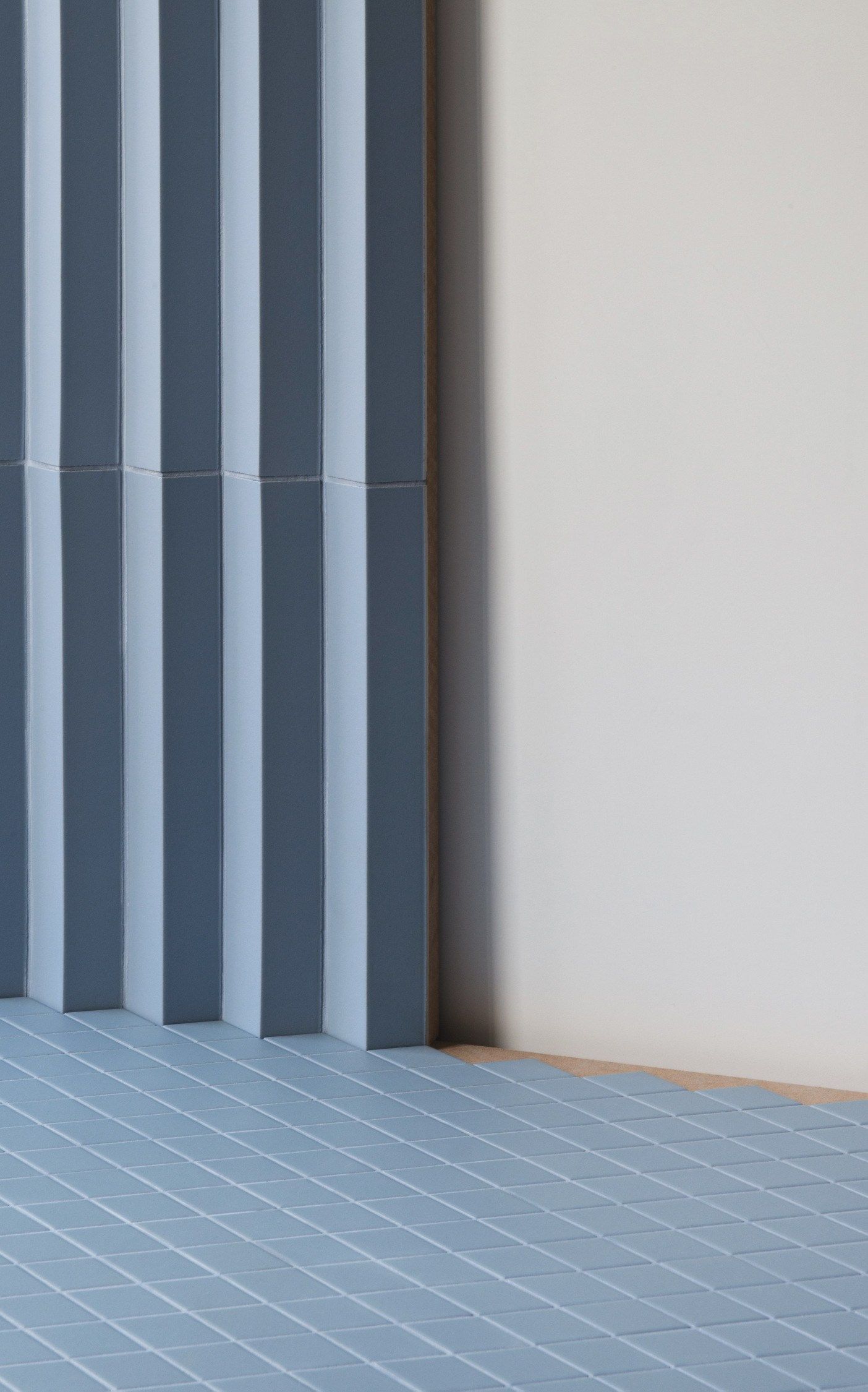 ROMBINI TRIANGLE BLU Porcelain stoneware 3D Wall Cladding By Mutina ...