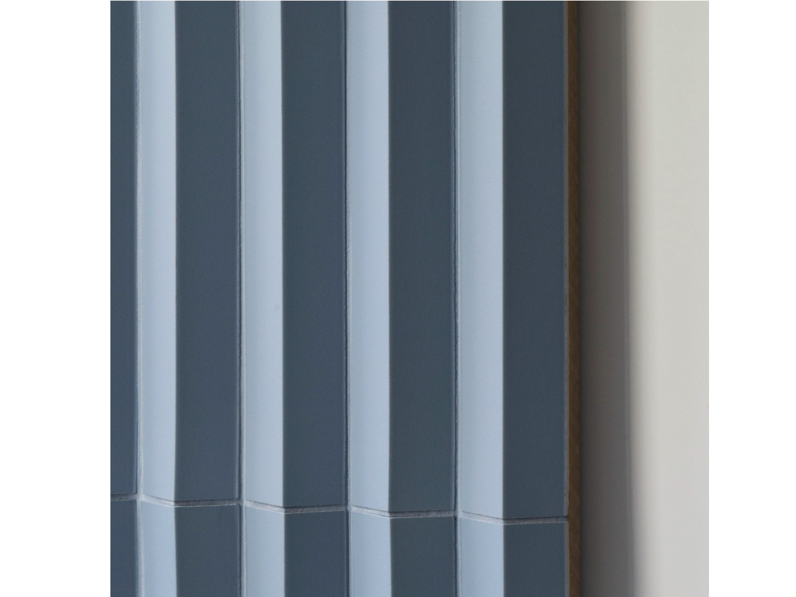 ROMBINI TRIANGLE BLU Porcelain stoneware 3D Wall Cladding By Mutina ...