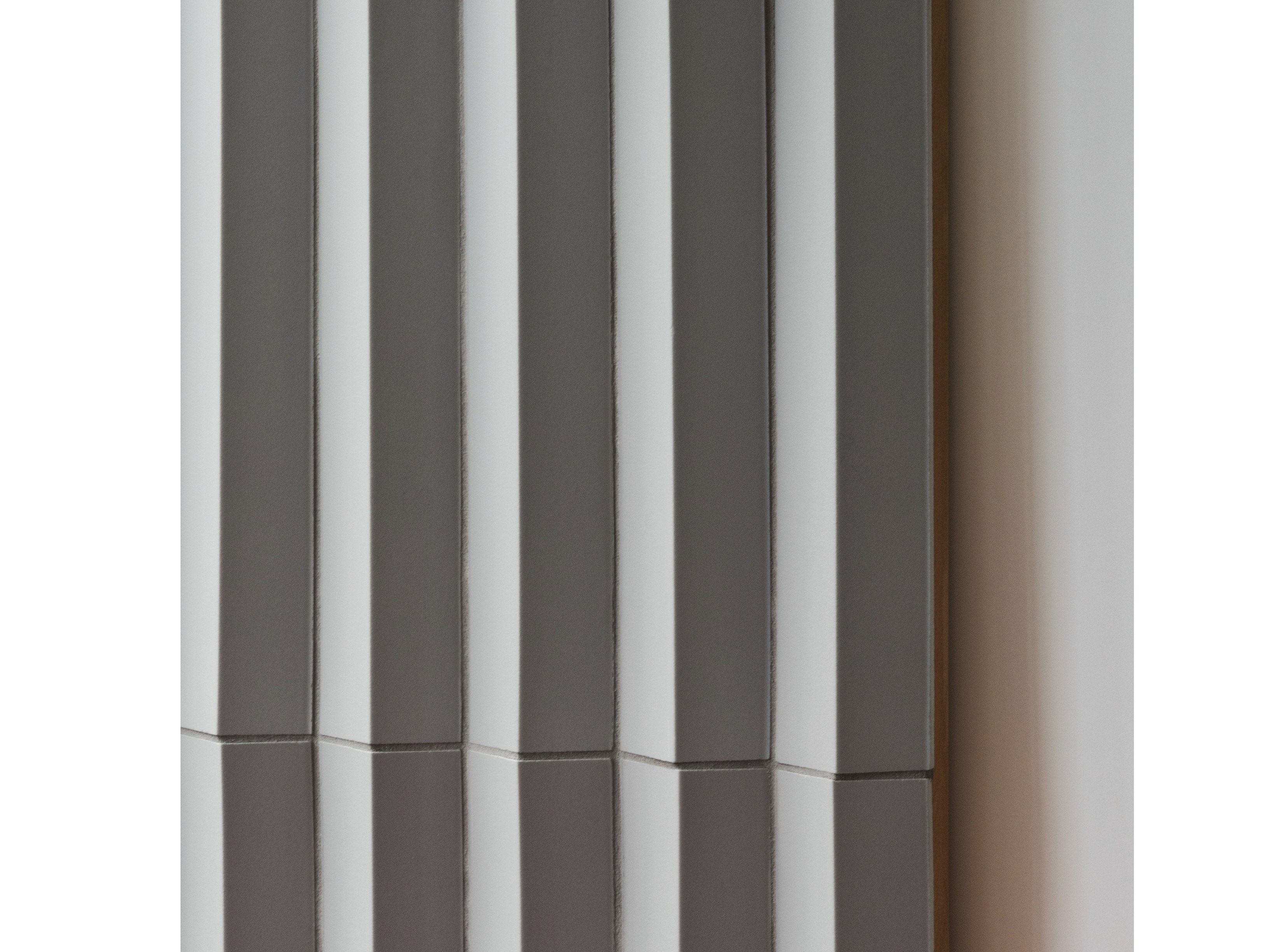 ROMBINI TRIANGLE GREY Porcelain stoneware 3D Wall Cladding By Mutina ...