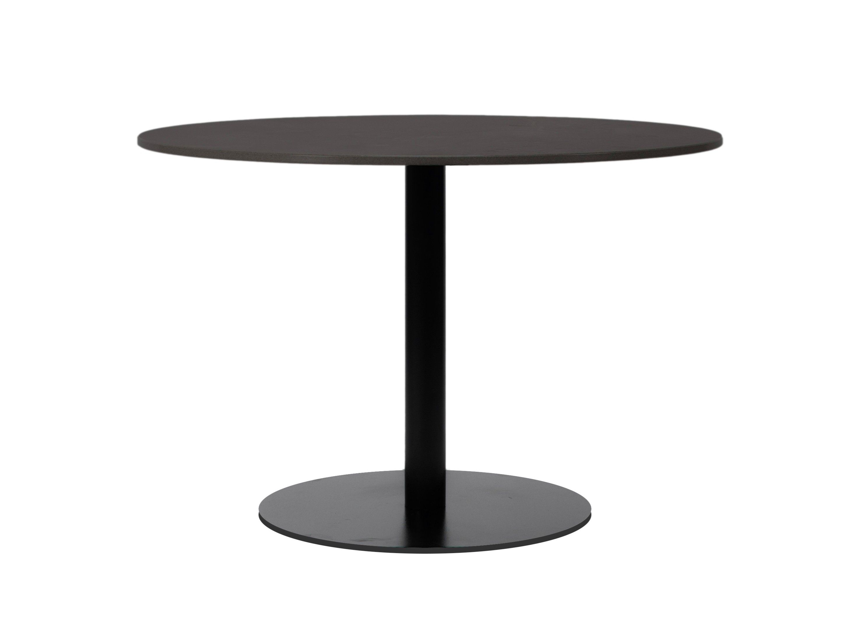 RONDA Round steel and wood garden table By Vincent Sheppard