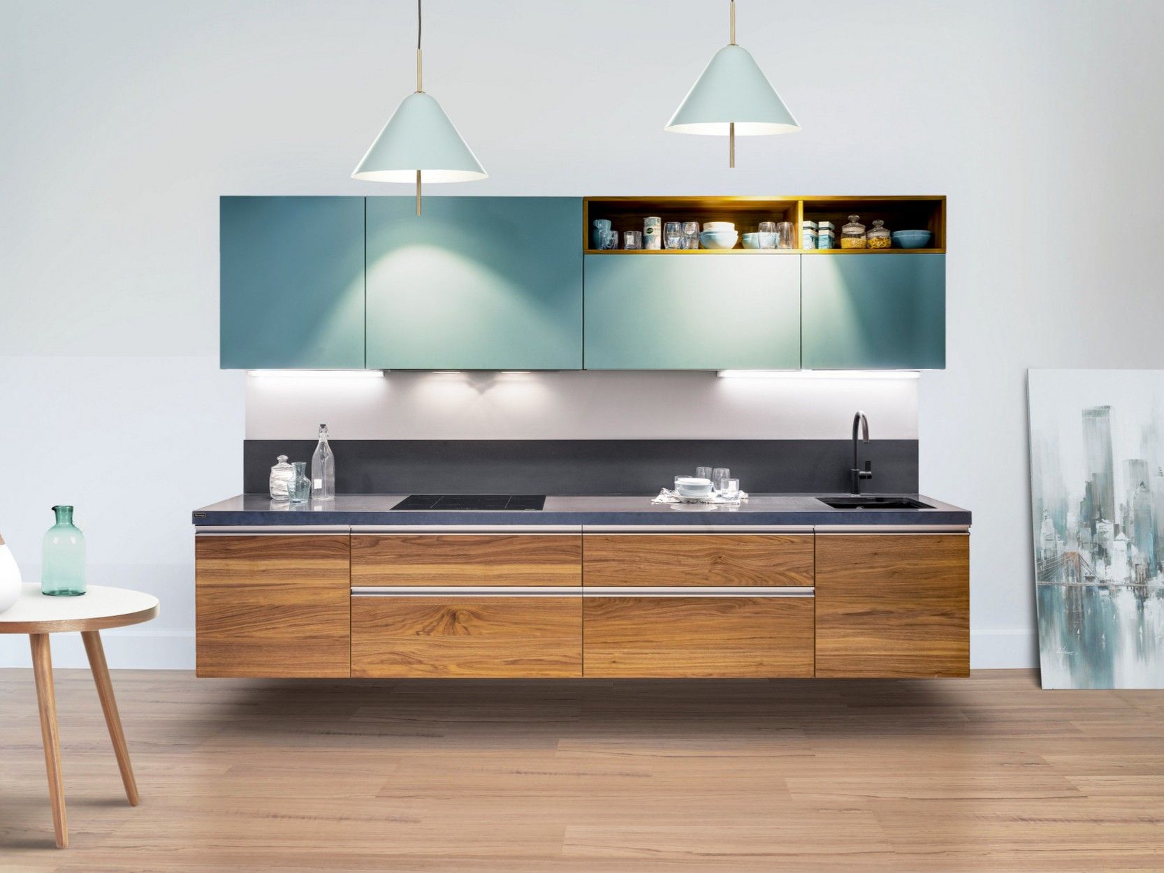 RONDA | Wall-mounted kitchen Ronda Collection By Driada
