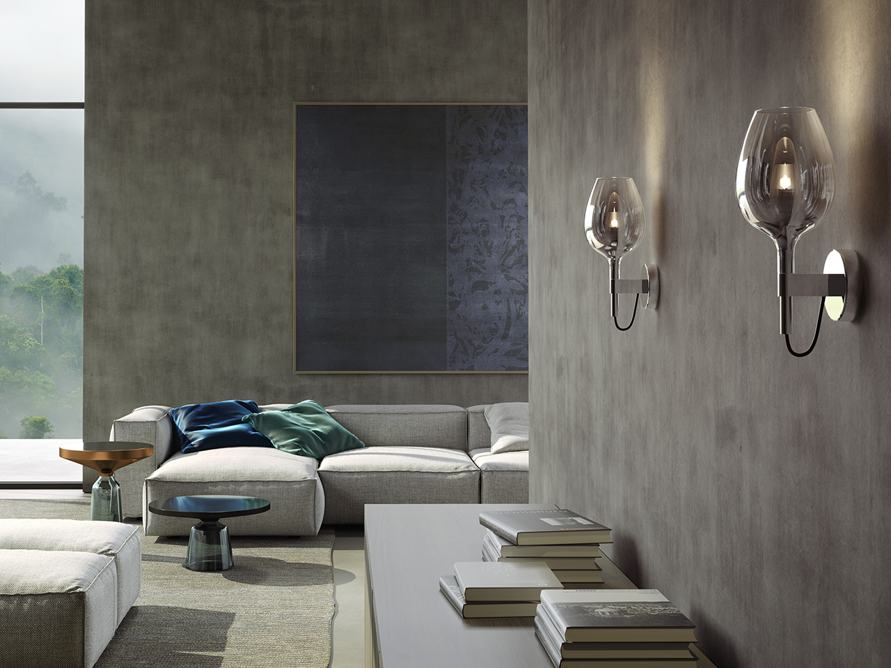 ROSÈ 3050/AP1 | Wall lamp LED blown glass wall lamp By Italamp | design ...