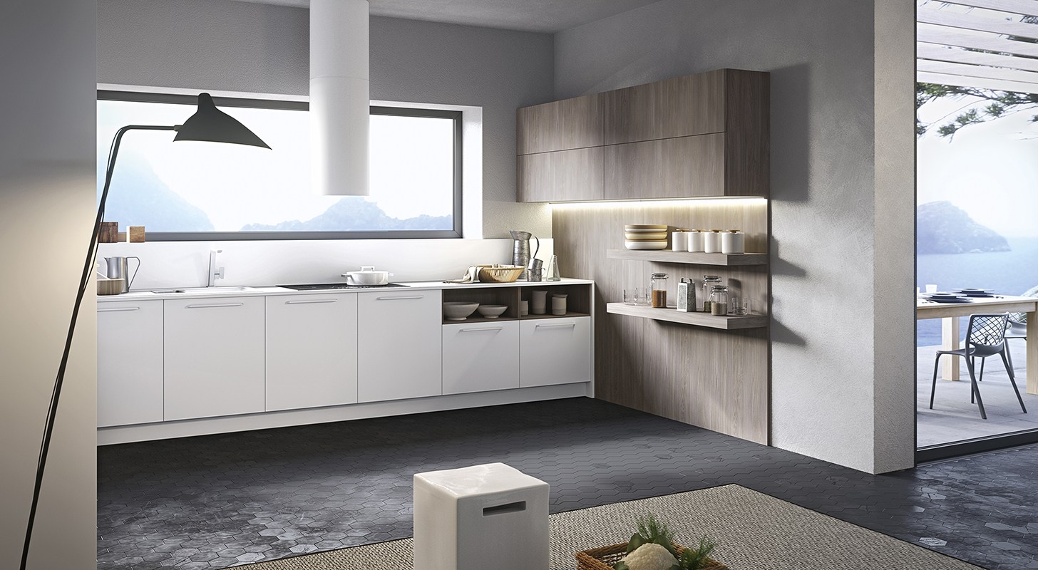 ROUND | Linear kitchen By ARREDO 3
