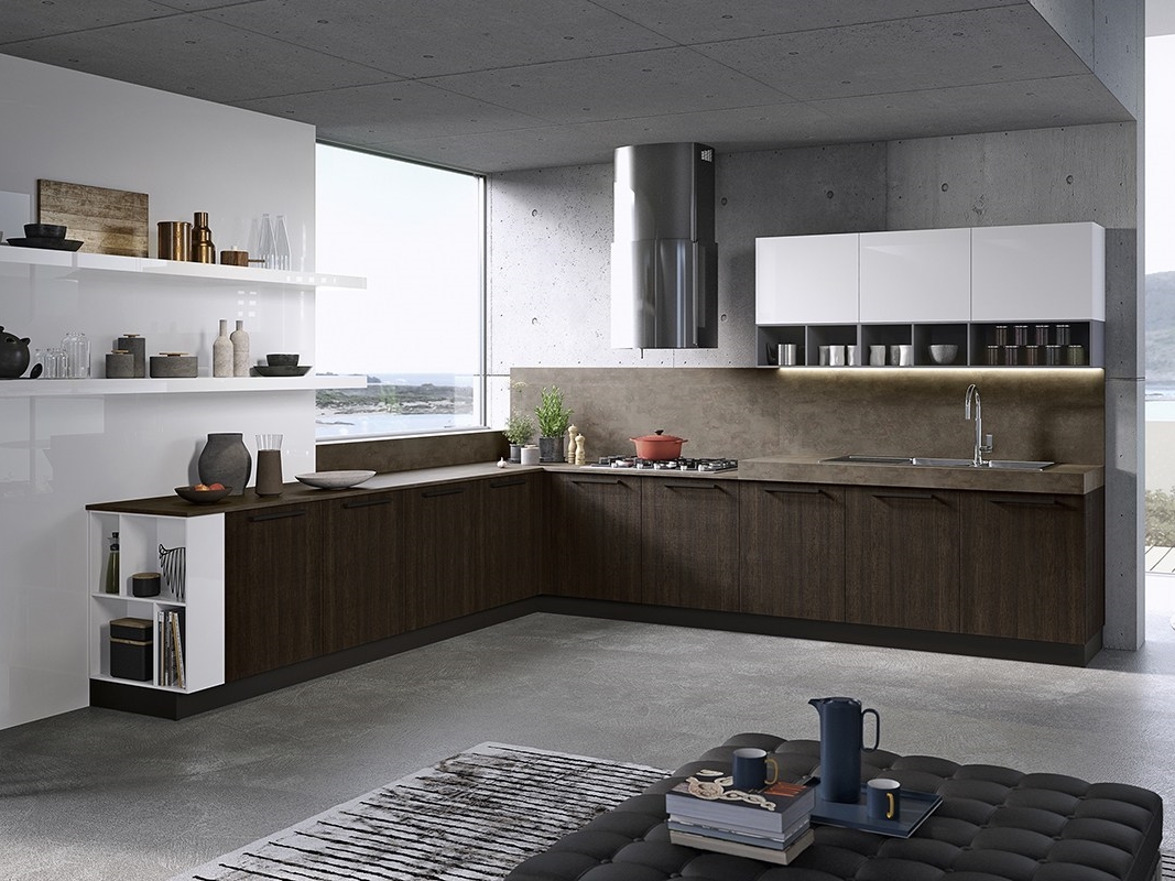 ROUND | Linear kitchen By ARREDO 3