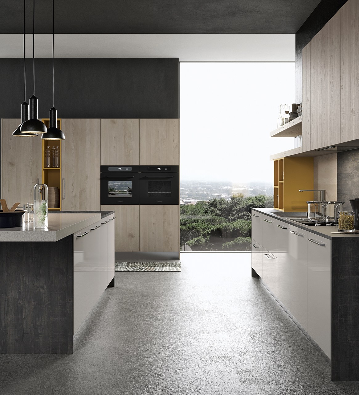 ROUND | Kitchen with island By ARREDO 3