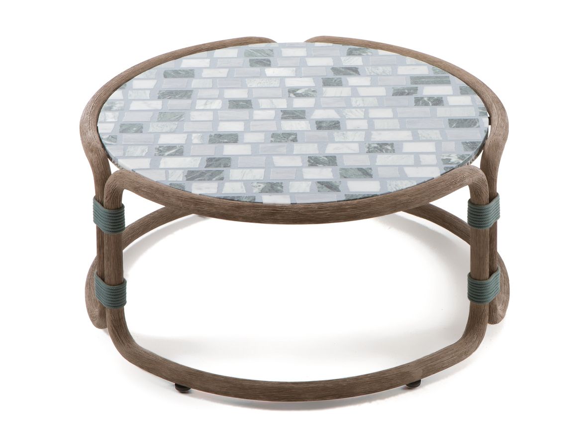 ROTIN | Round coffee table Rotin Collection By Ethimo design Studio ...