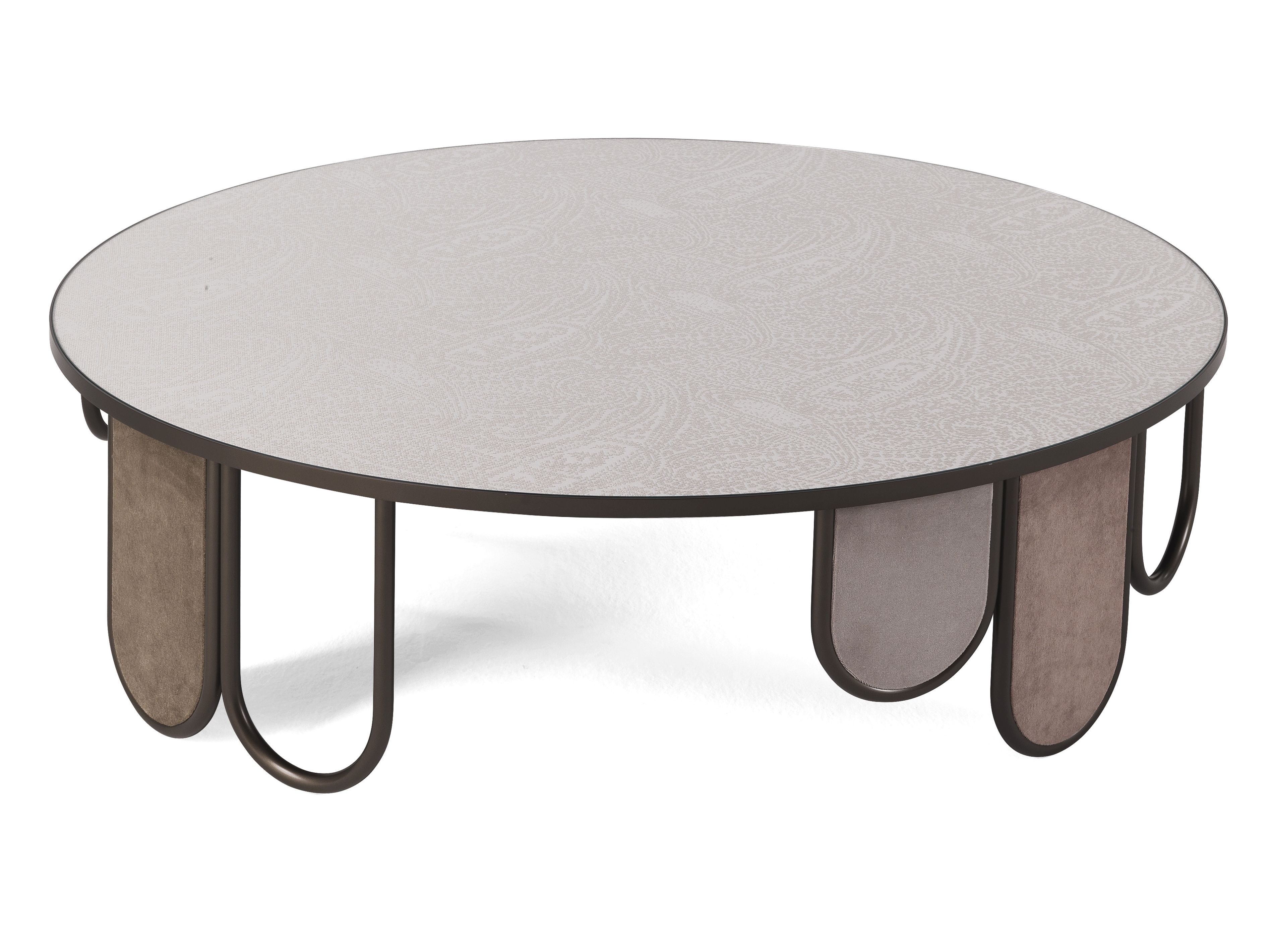 CHANDRA Round iron coffee table By ETRO Home Interiors