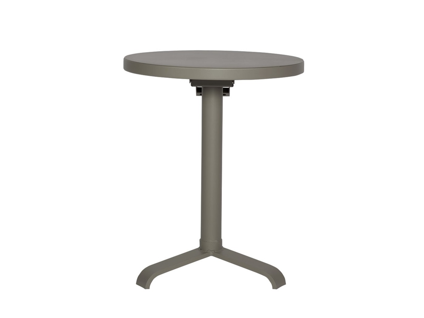 GUÉRIDON 77 Folding round stainless steel table By Tolix | design ...