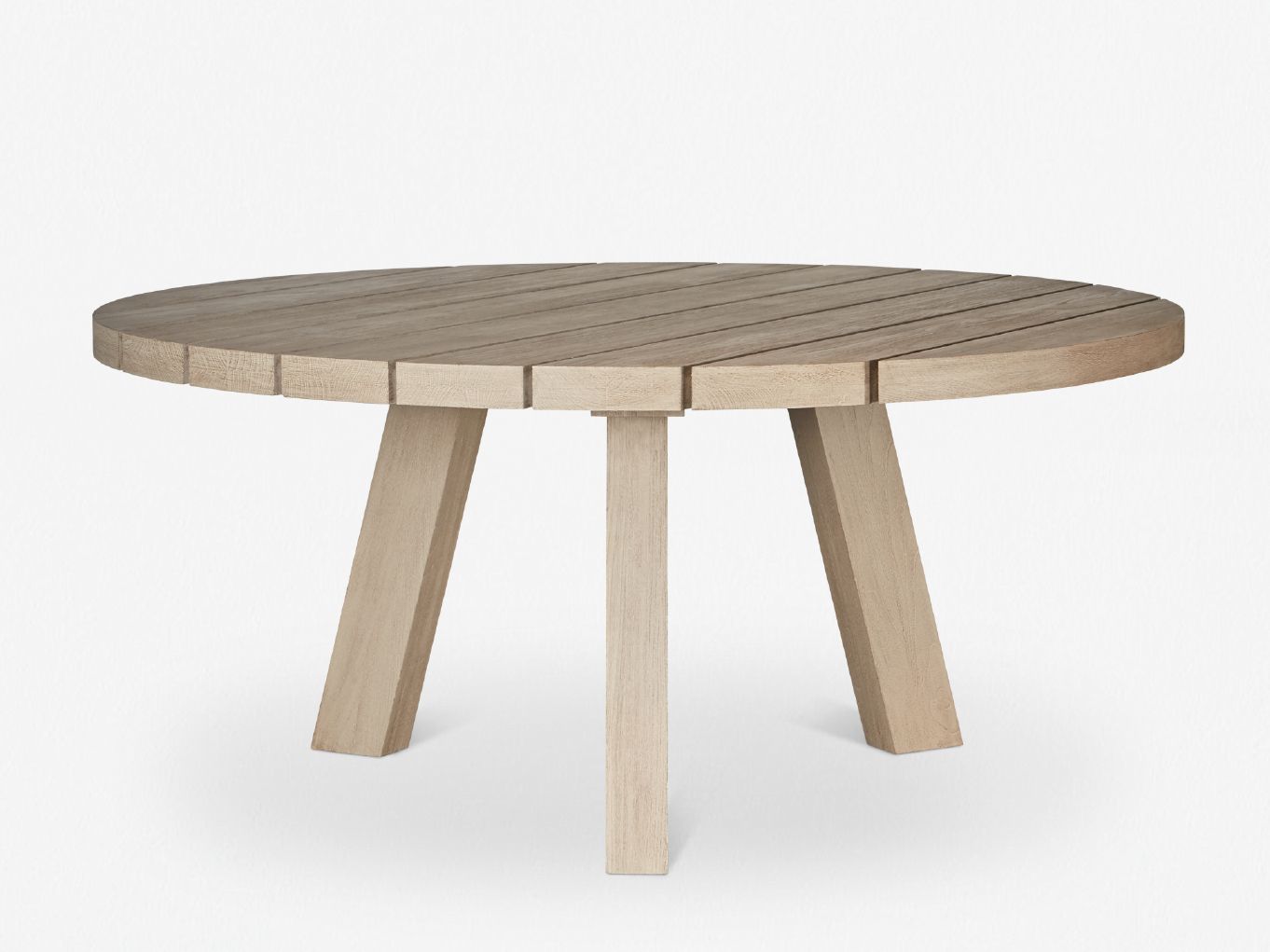 MALIBU Round teak dining table By XVL