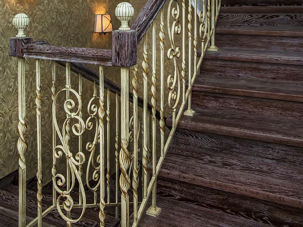 Iron balustrade RUSTIQUE By Grande Forge