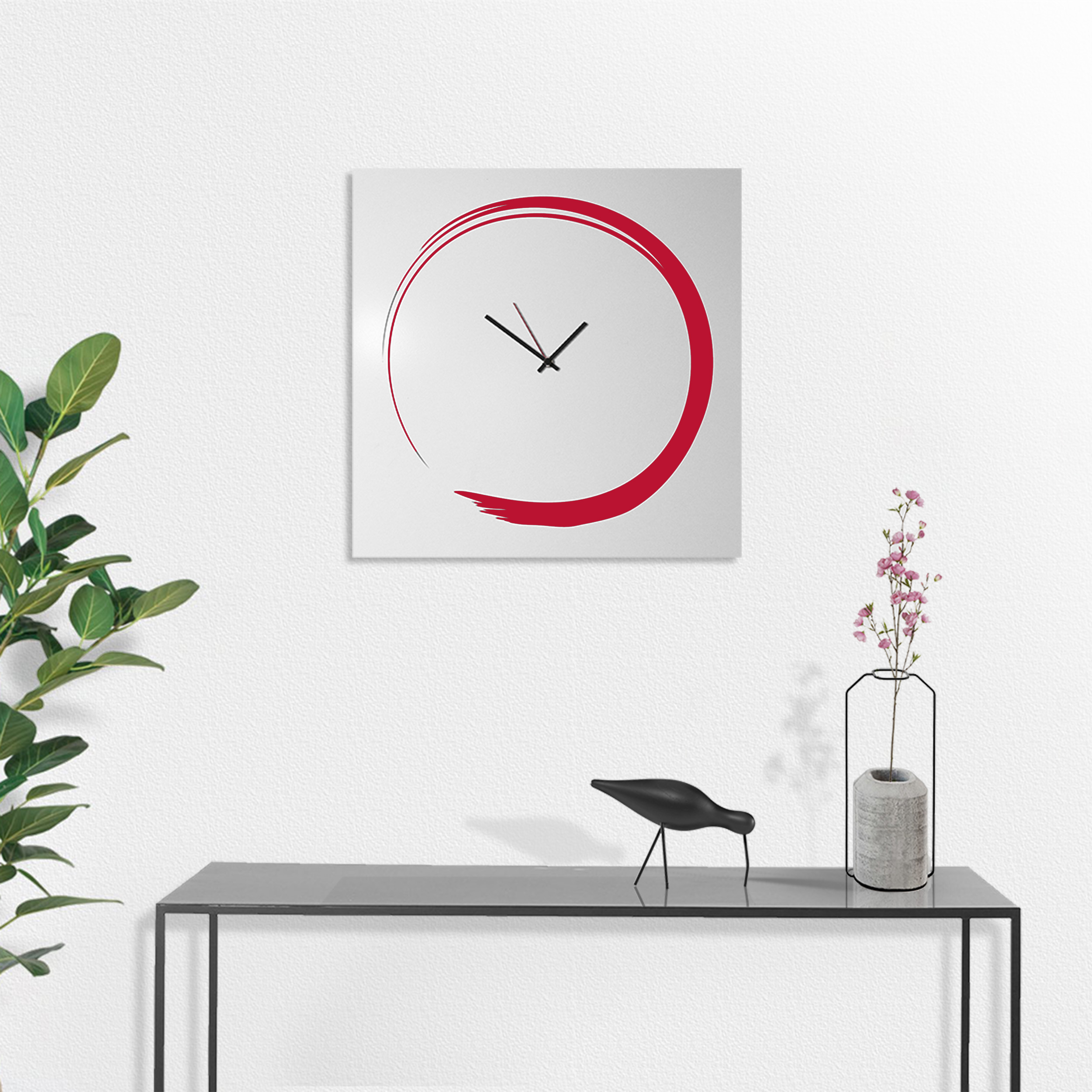 S-ENSO | Wall-mounted clock Wall-mounted plate clock By Designobject.it ...