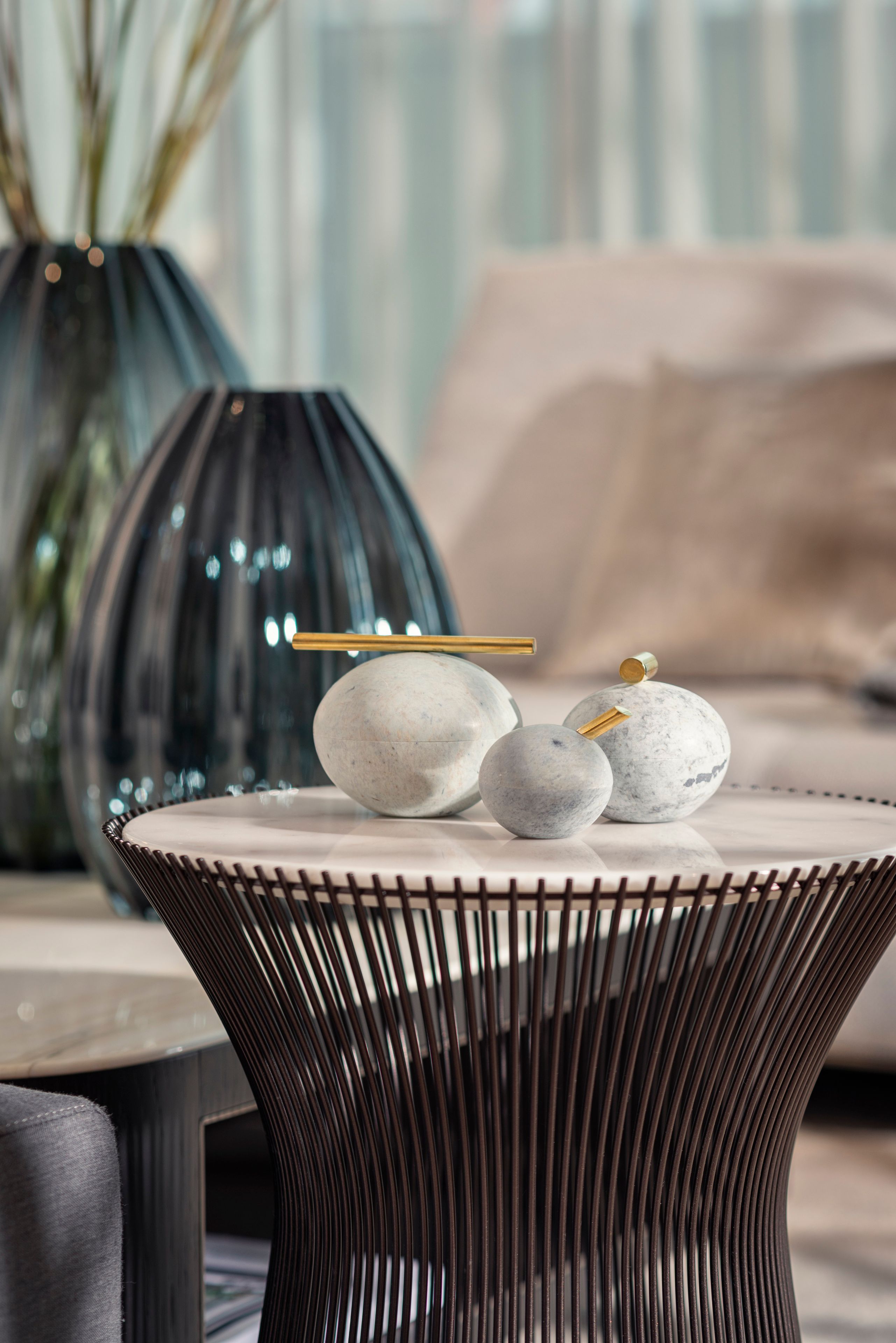 Soapstone centerpiece BOLA SABAO Forms and Functions Collection By ...