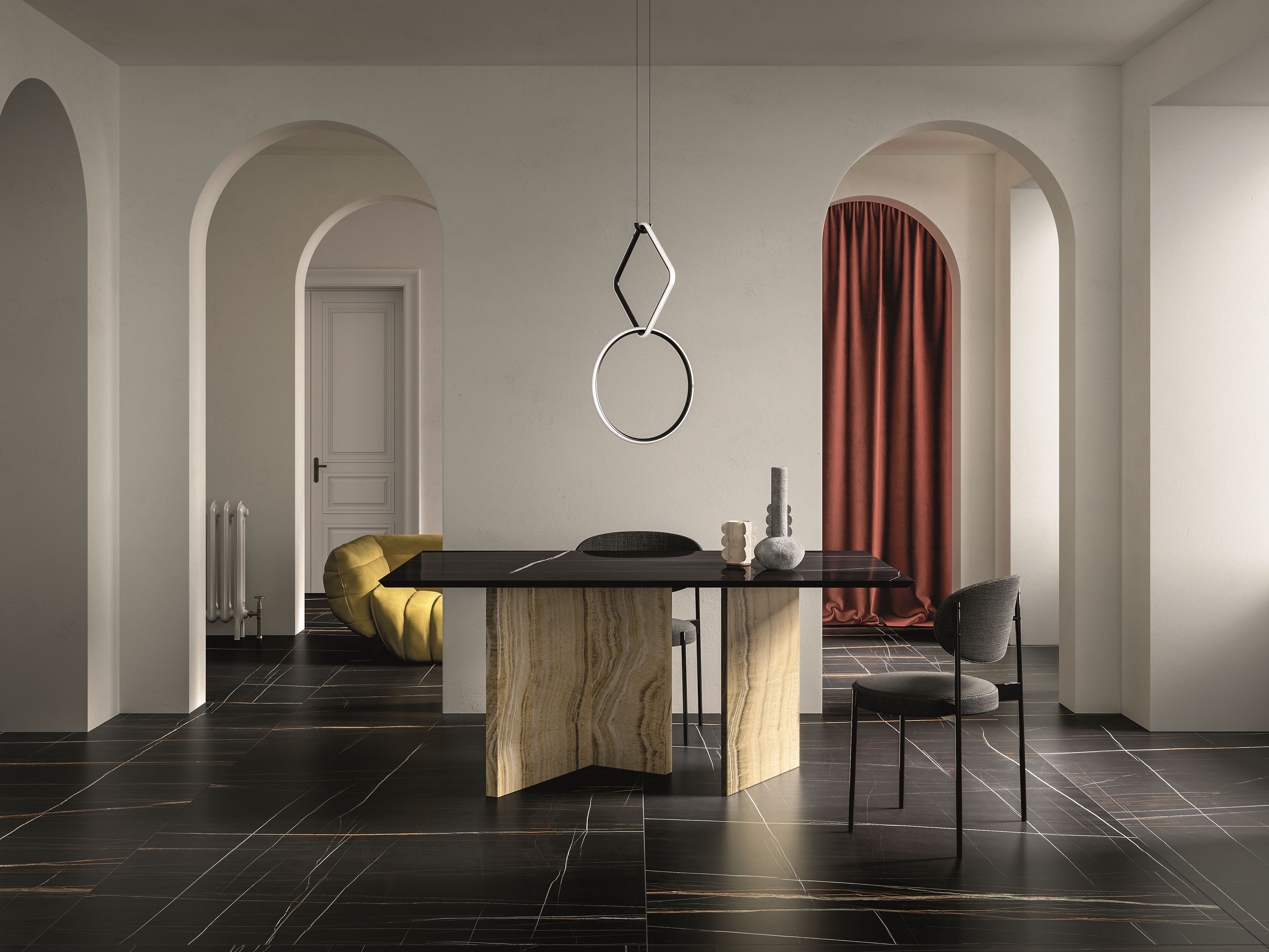 MARMI MAXIMUM Porcelain stoneware wall/floor tiles with marble effect ...