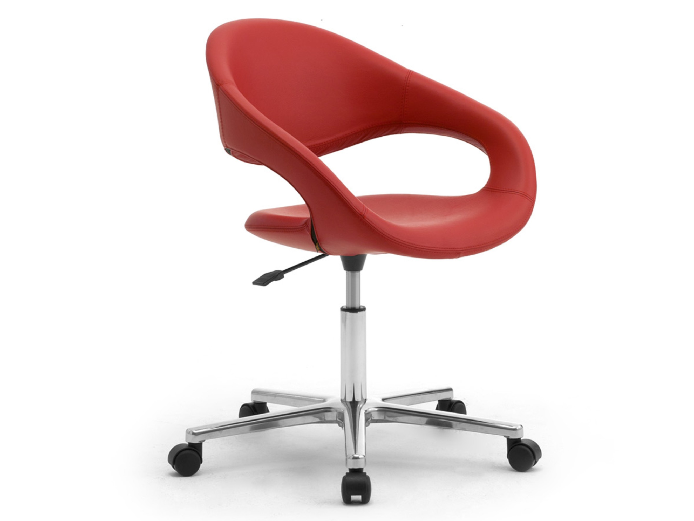 SAMBA Height-adjustable Eco-leather office chair with castors By ...