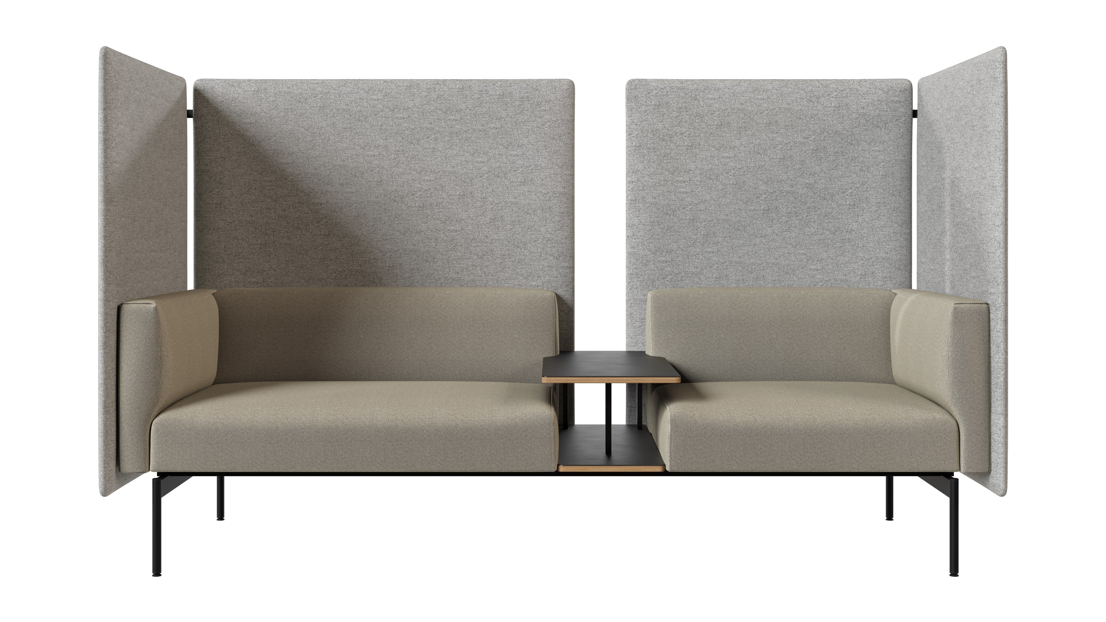 SANS Sectional high-back fabric sofa By Intuit by Softrend | design ...