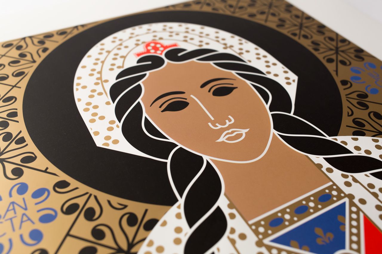 SAINT LUCY Coated paper Print on paper By TuttiSanti | design FF3300