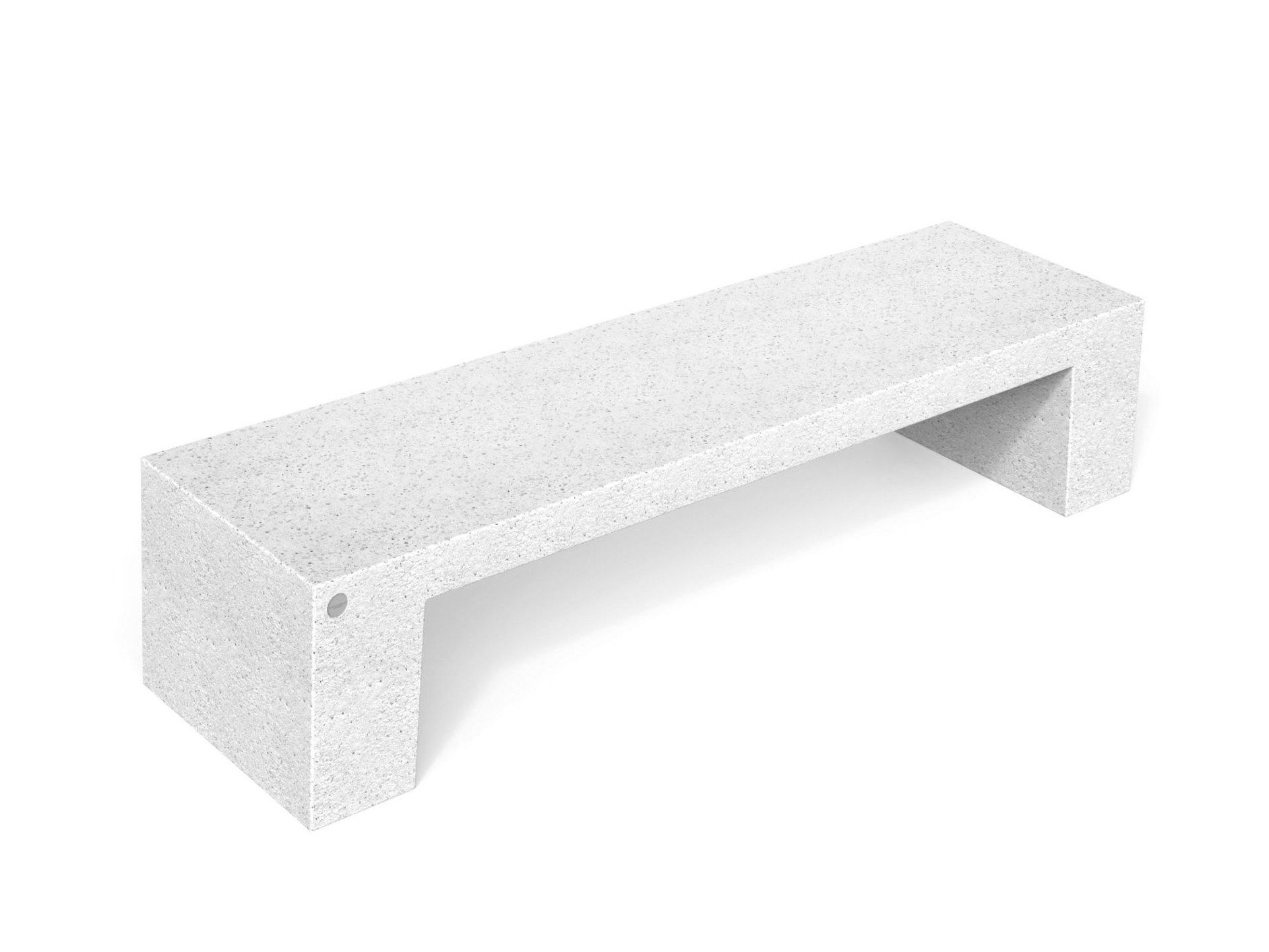 SARAH | Bench Backless reconstructed stone bench By Metalco | design ...