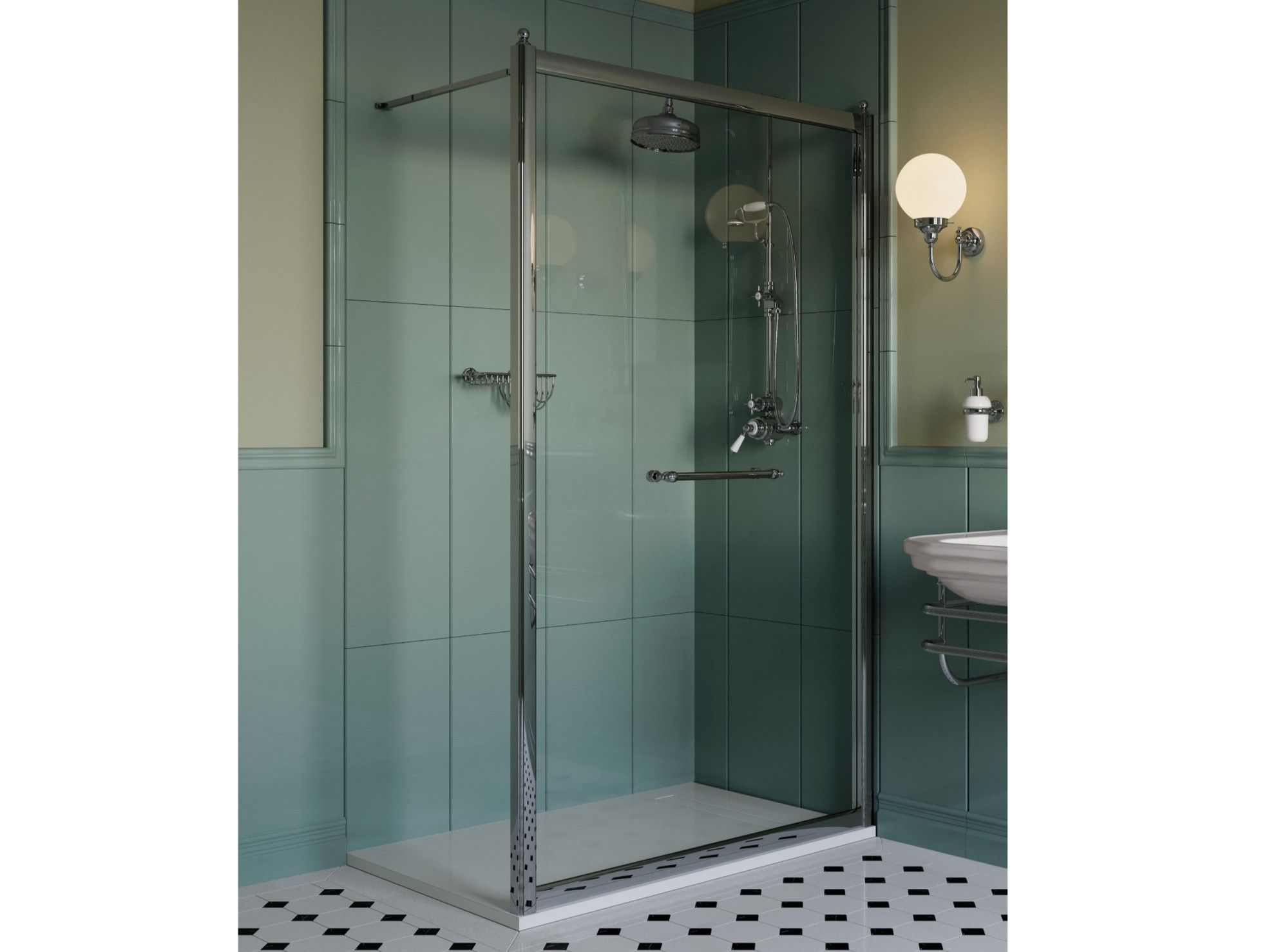 SAVOY WALK-IN Shower cabin By Devon&Devon