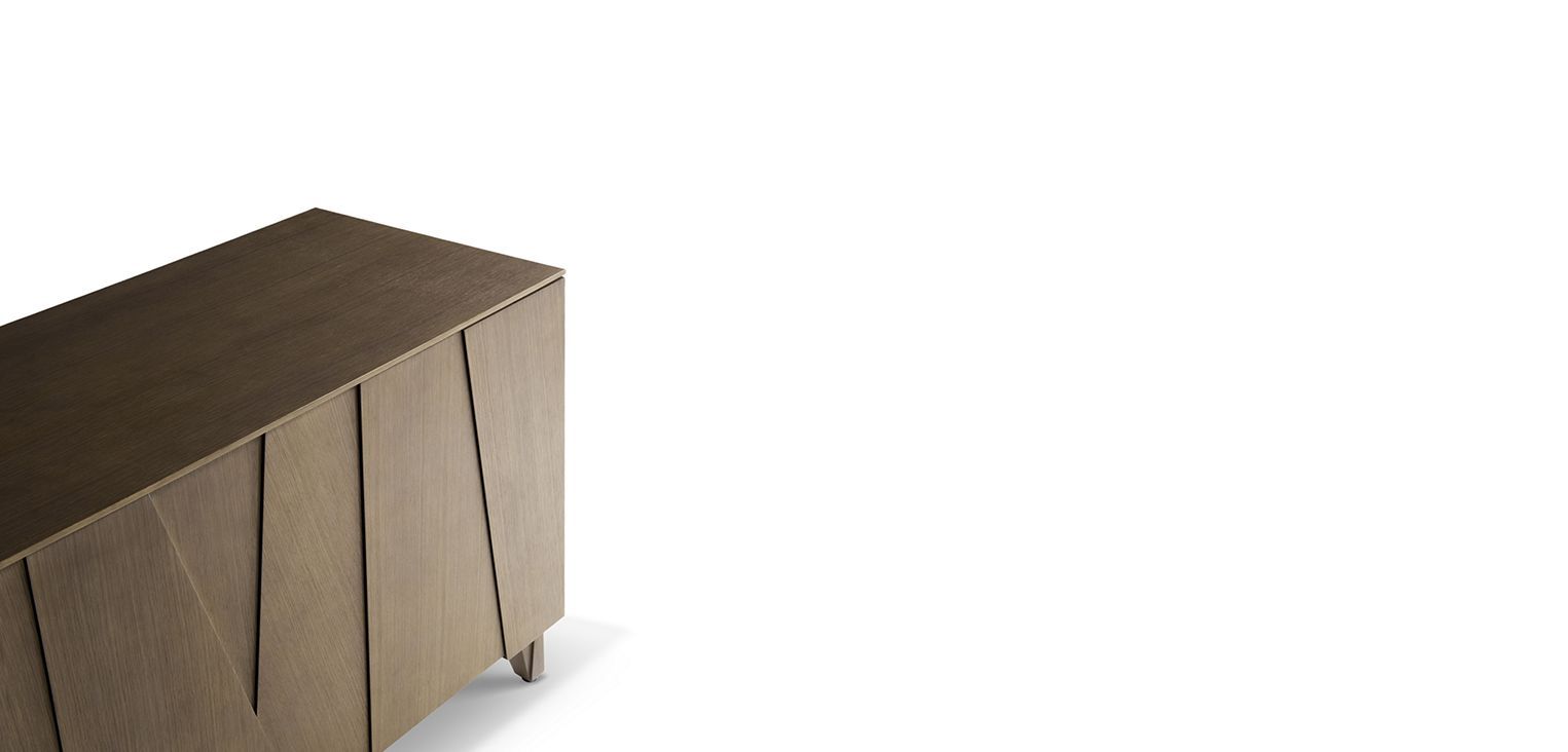 Wooden sideboard with sliding doors SCALA By Roche Bobois design Bina ...