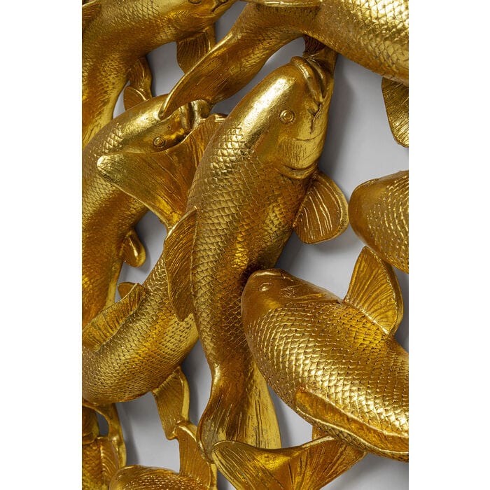 SCHOOL OF KOI GOLD Scultura By KARE Design