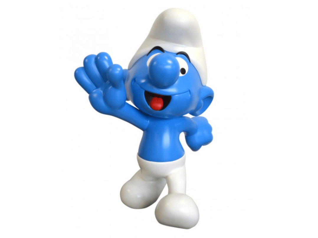 Resin sculpture SCHTROUMPF XL By LEBLON DELIENNE