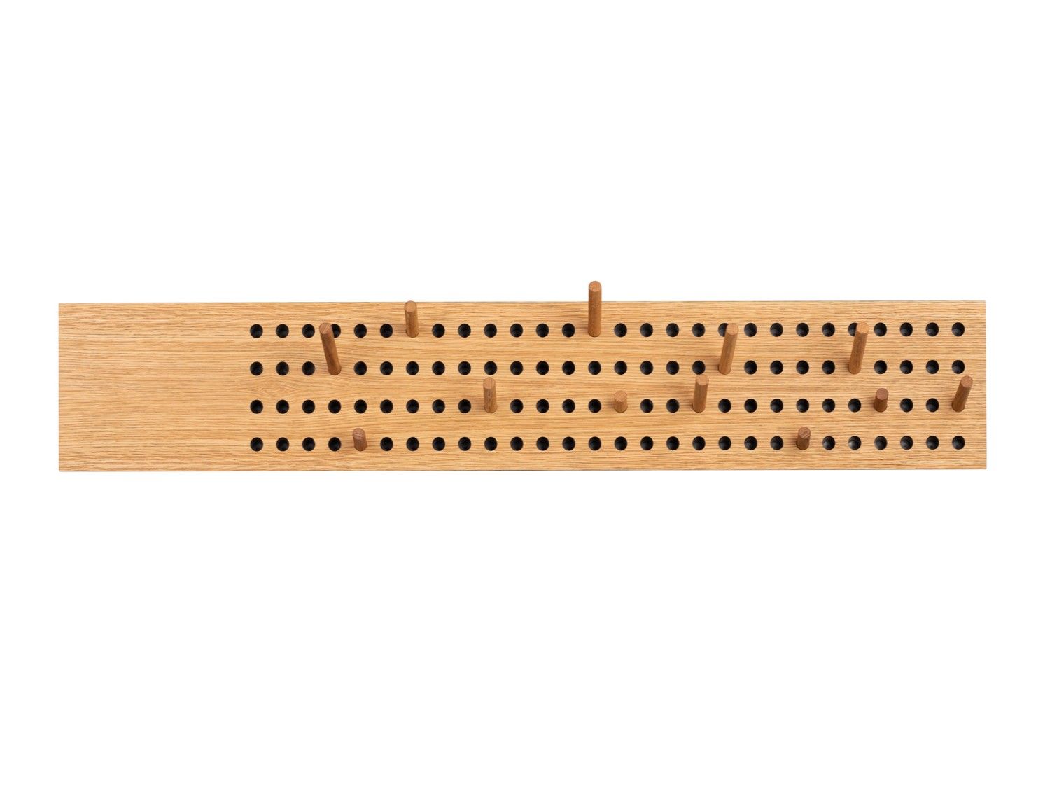 SCOREBOARD LARGE HORIZONTAL OAK Coat rack By We Do Wood