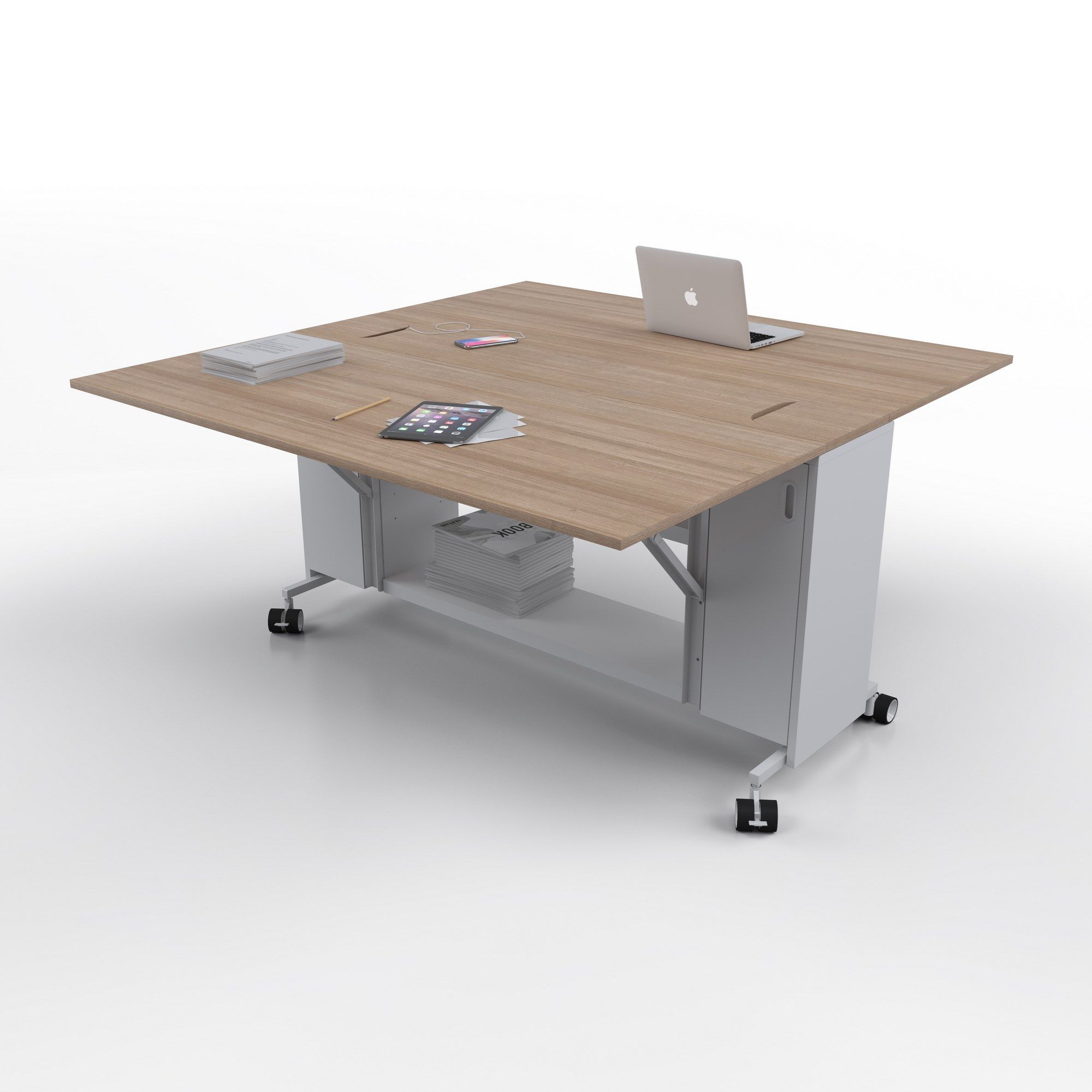 SCRIVANIA MOBILE Wooden writing desk By ESTEL GROUP